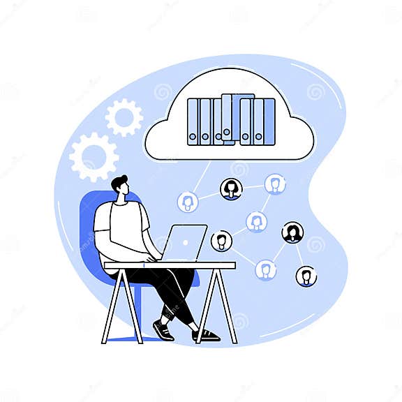 Customer Profiling Isolated Cartoon Vector Illustrations. Stock Vector ...