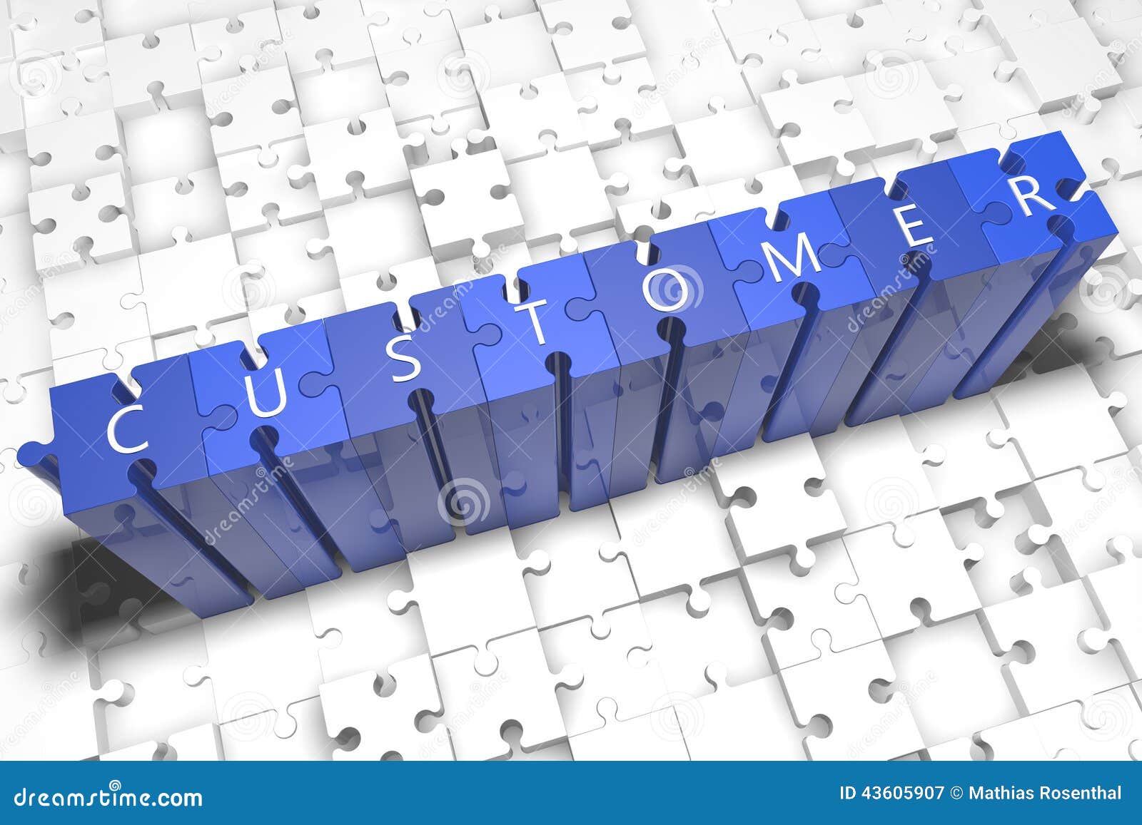 Customer stock illustration. Illustration of puzzle, implementation ...