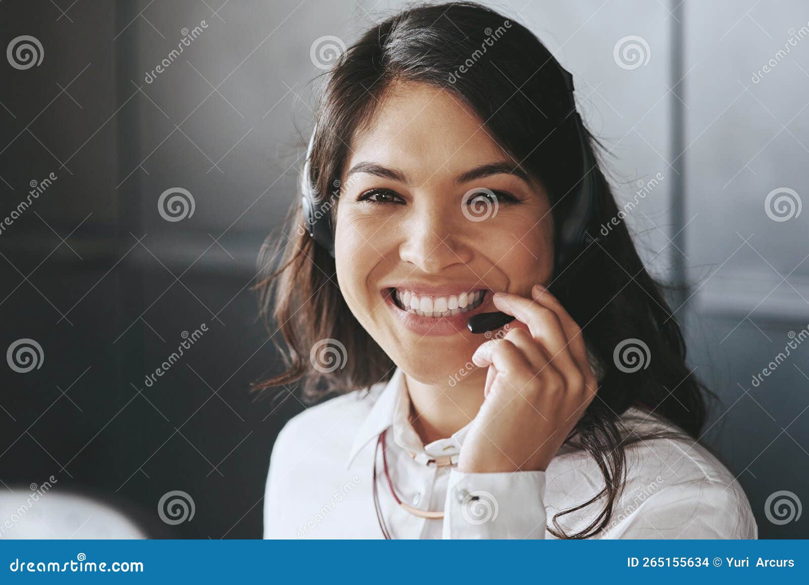 Customer Queries are My Top Priority. a Friendly Support Agent Working ...