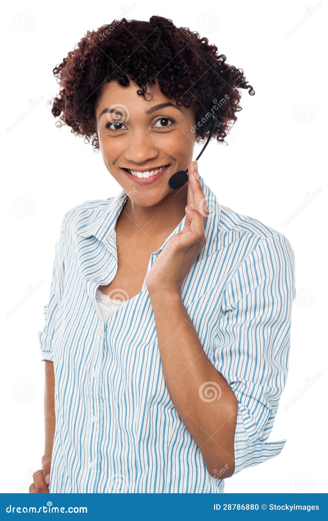 Customer Query Being Handled by Support Staff Stock Photo - Image of ...