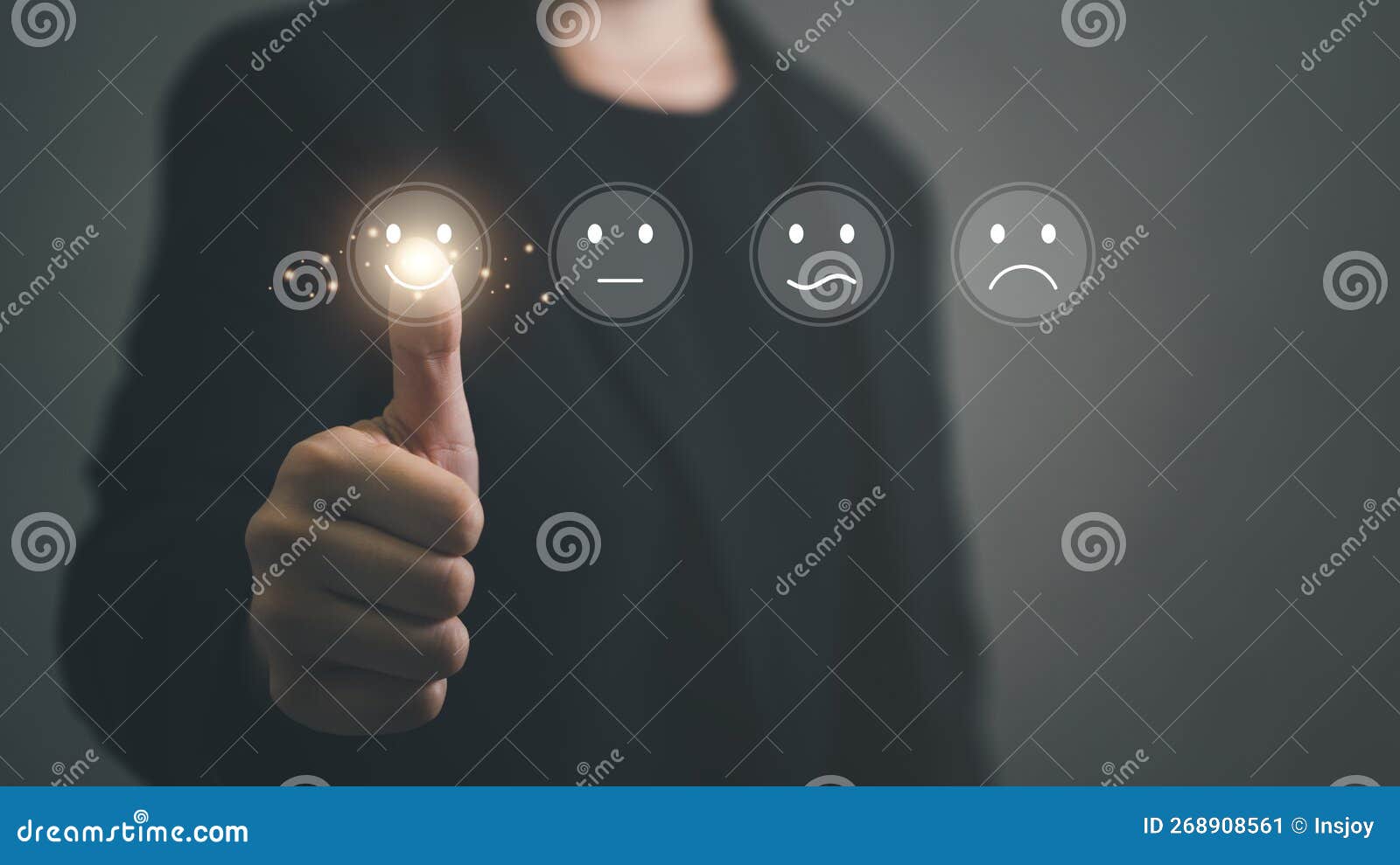 Customer Rate Their Satisfaction Ranking for Experience Review Survey ...