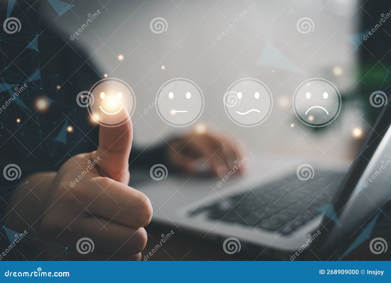 Customer Rate Their Satisfaction Ranking for Experience Review Survey ...