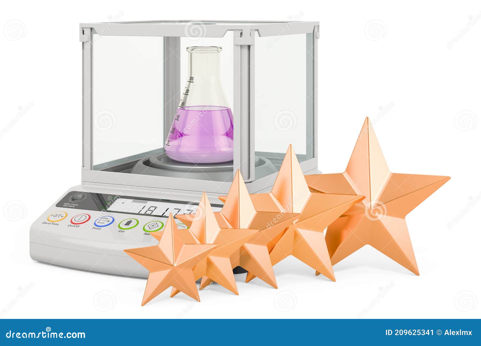 Lab Analytical Scale Vector Illustration | CartoonDealer.com #68854788