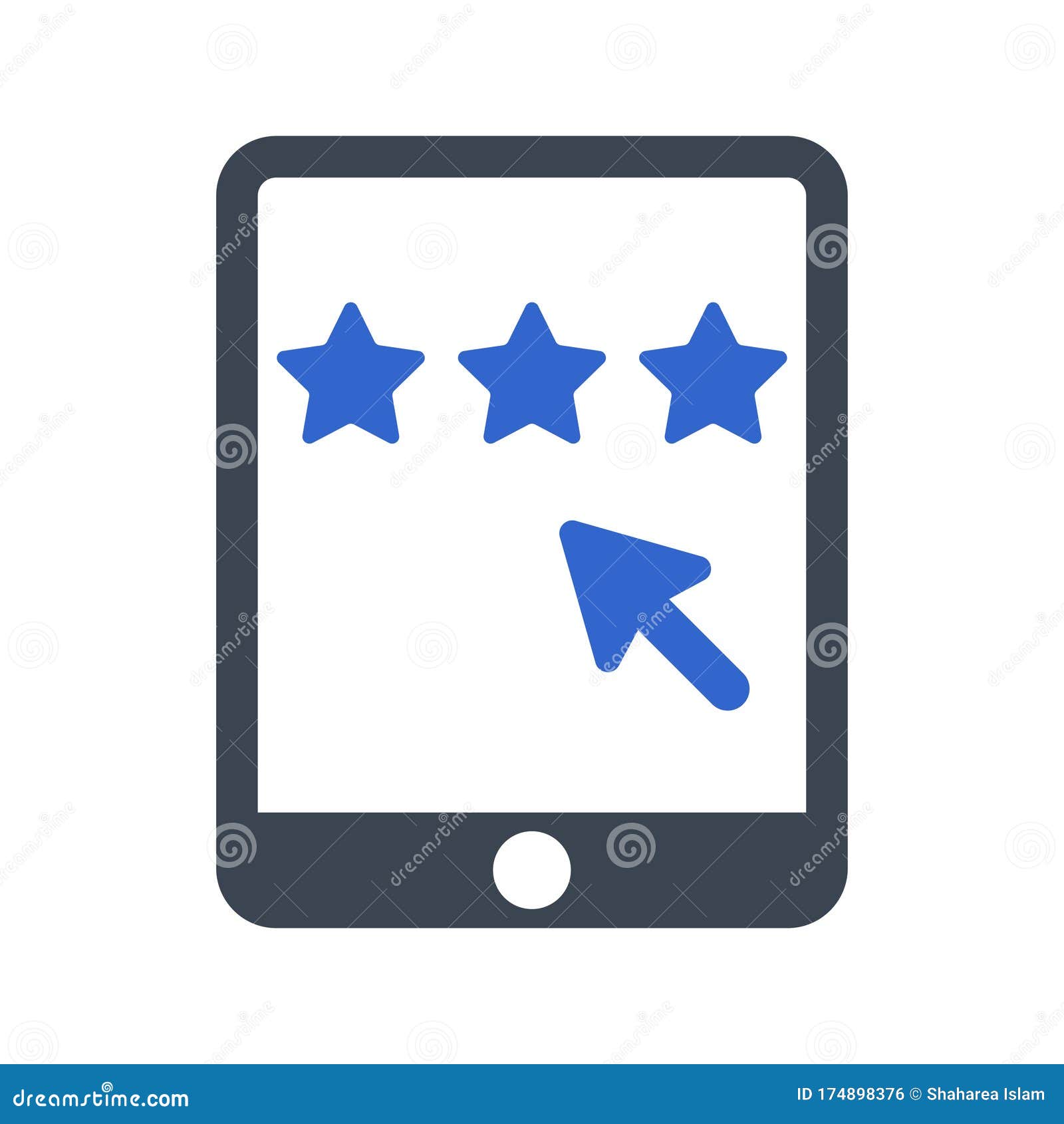 Customer rating Icon stock vector. Illustration of symbol - 174898376