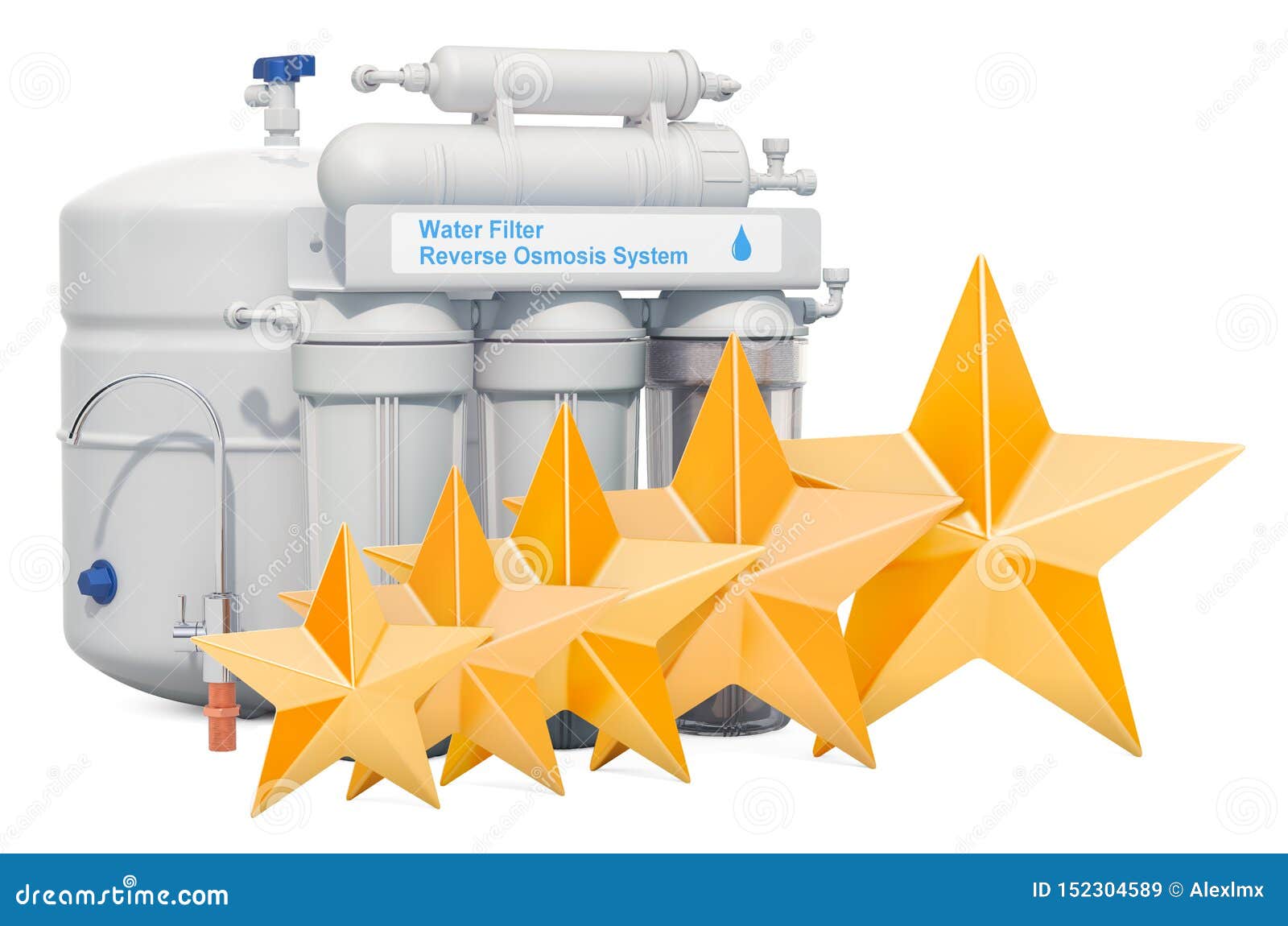 Customer Rating of Reverse Osmosis System, Concept. 3D Rendering Stock ...