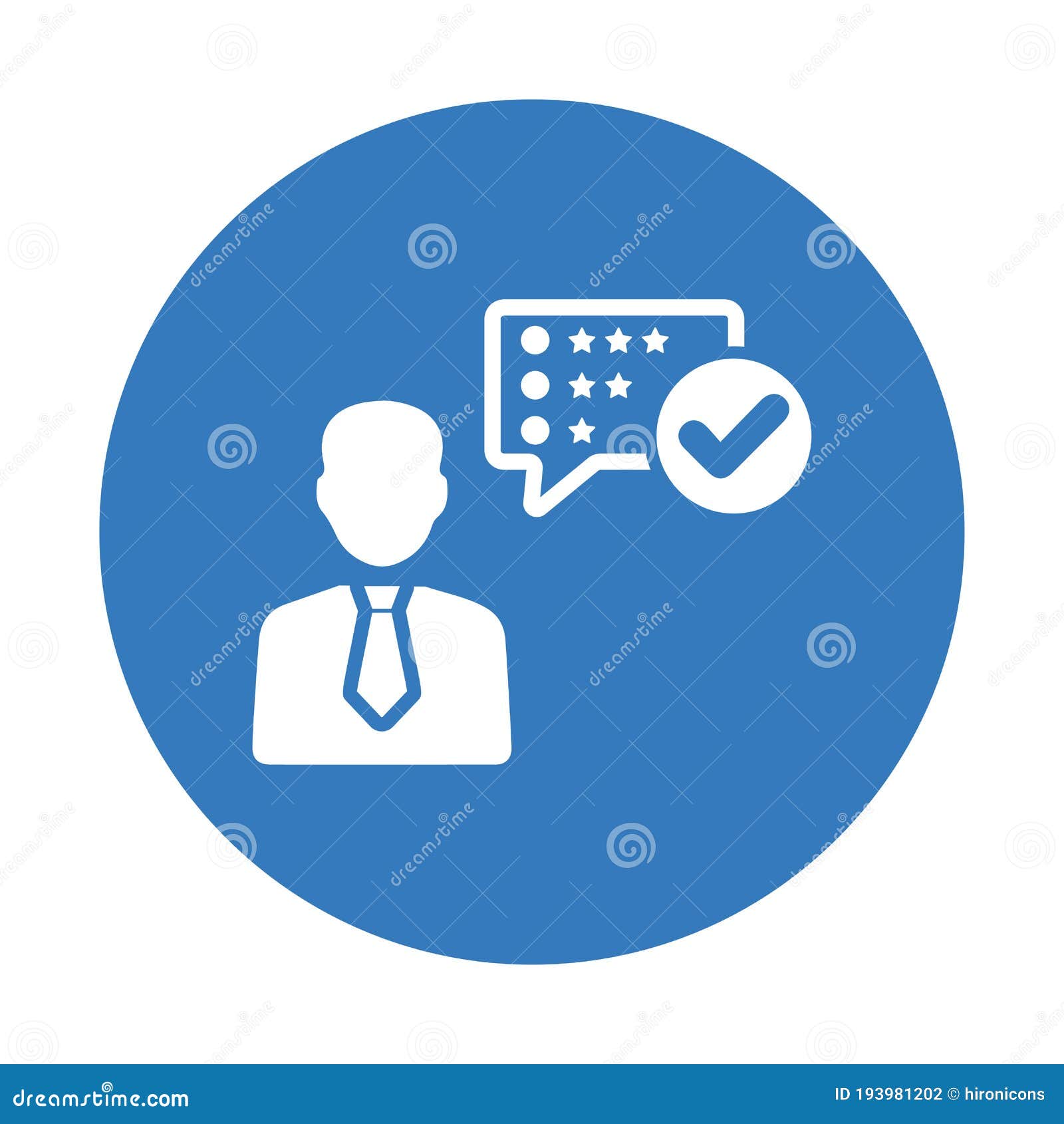 Customer, Rating, Satisfaction Blue Icon Stock Vector - Illustration of ...