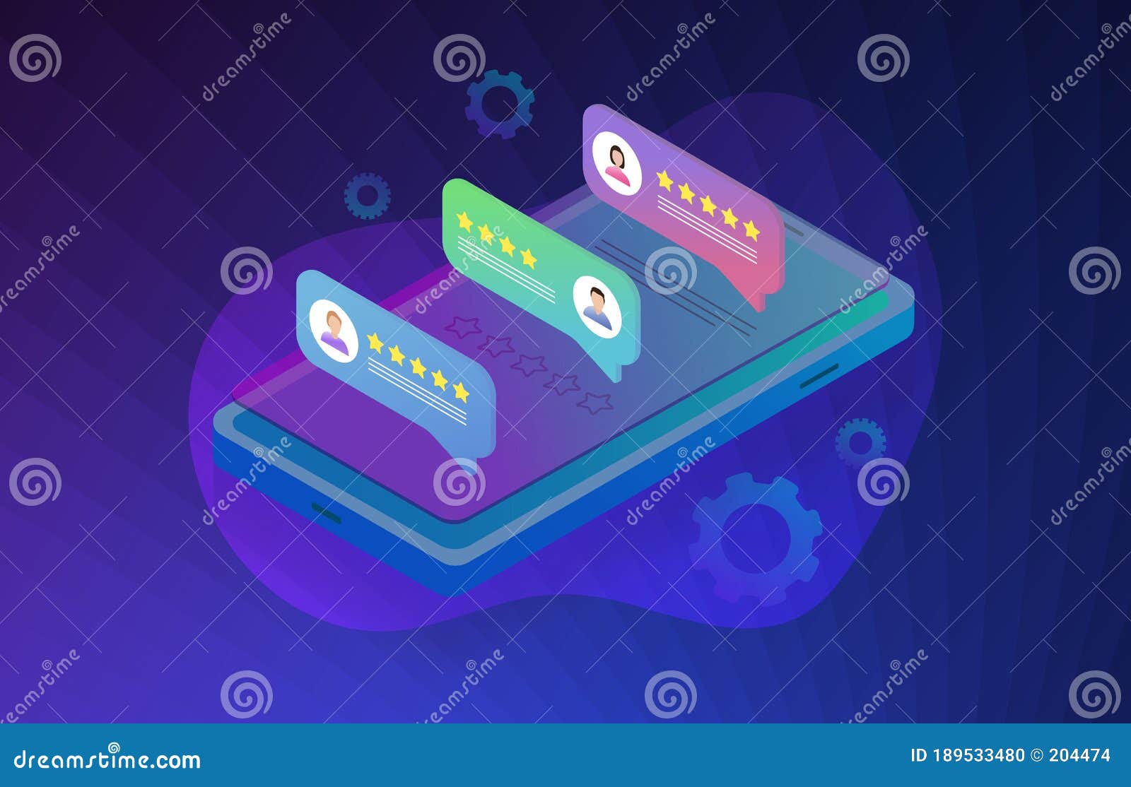 Customer Rating Vector Illustration Concept. Increase Ranking ...