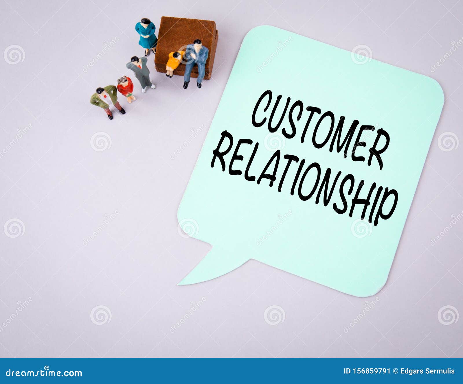 Customer Relationship. Business and Communication Concept Stock Image ...
