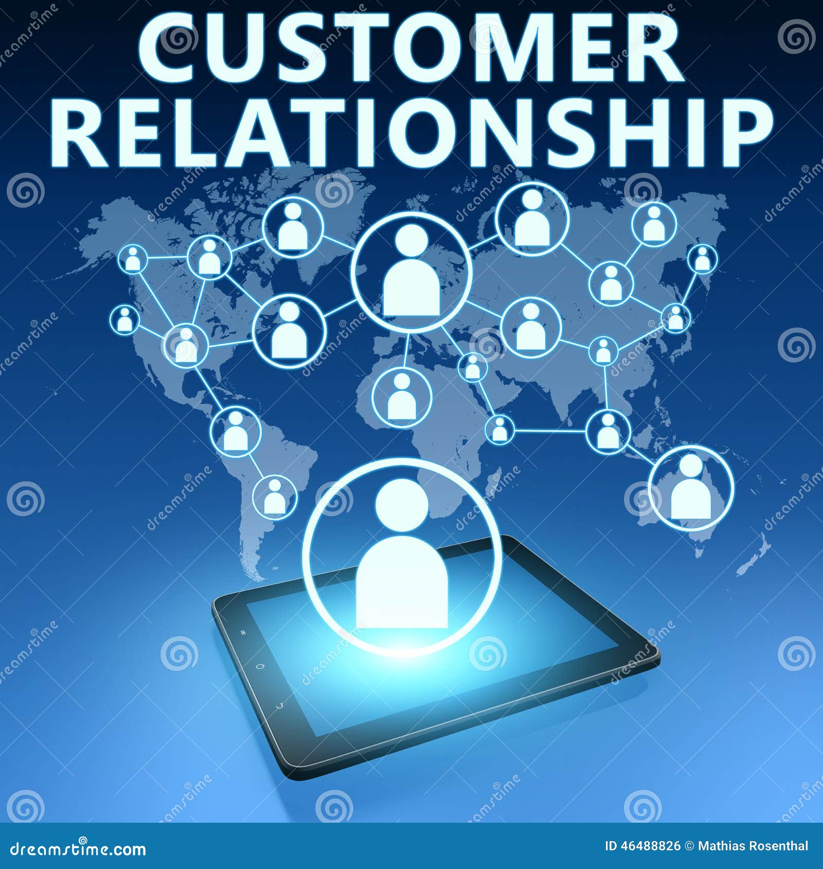 Customer Relationship stock illustration. Illustration of product ...