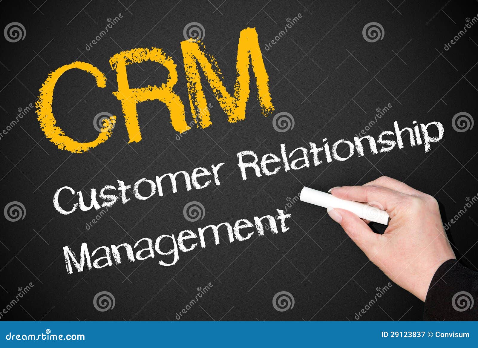 Customer Relationship Management Stock Image - Image of relationship ...
