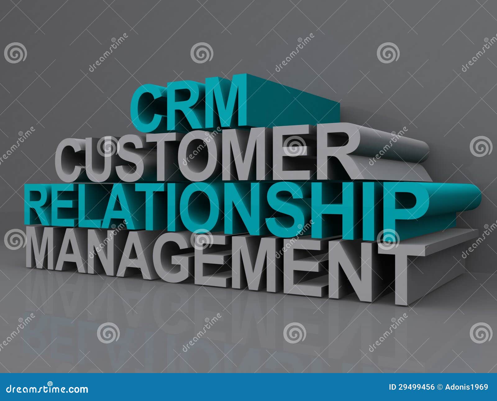Customer Relationship Management Stock Illustration - Illustration of ...
