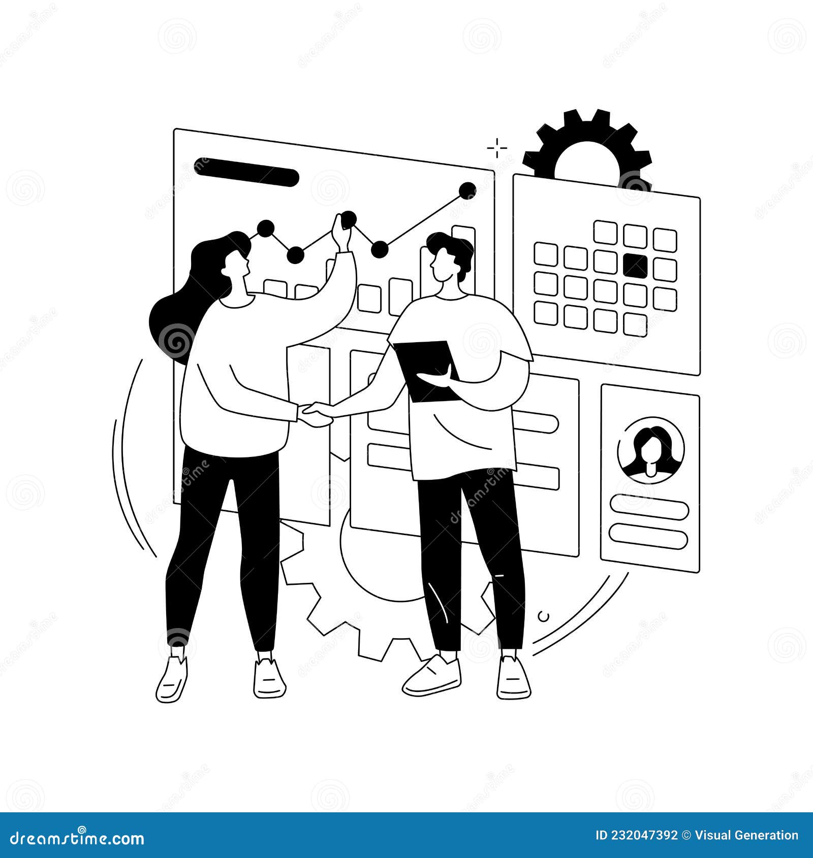 Customer Relationship Management Abstract Concept Vector Illustration ...
