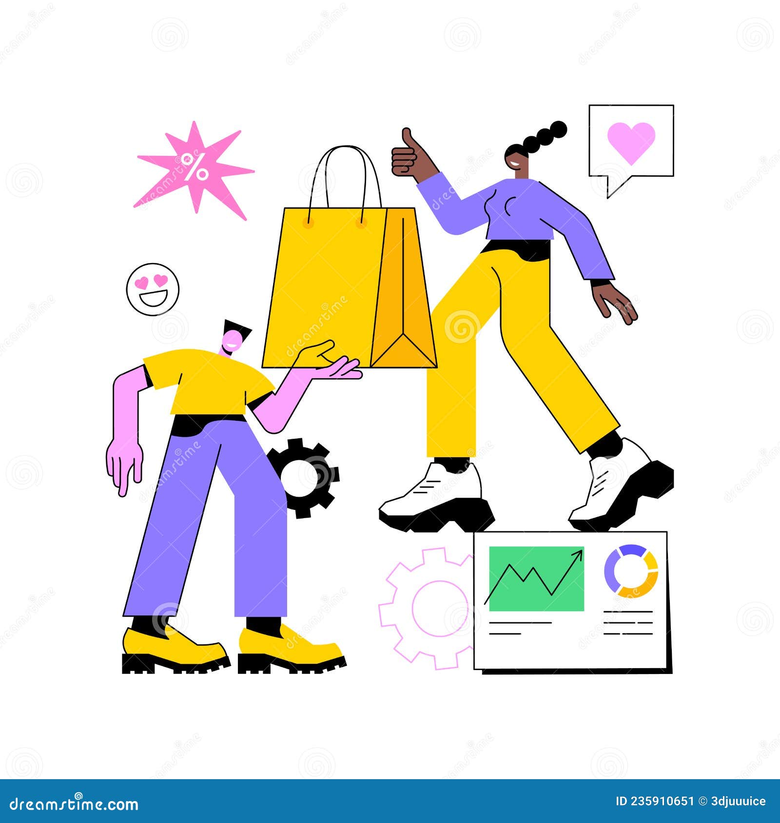 Customer Relationship Management Abstract Concept Vector Illustration ...