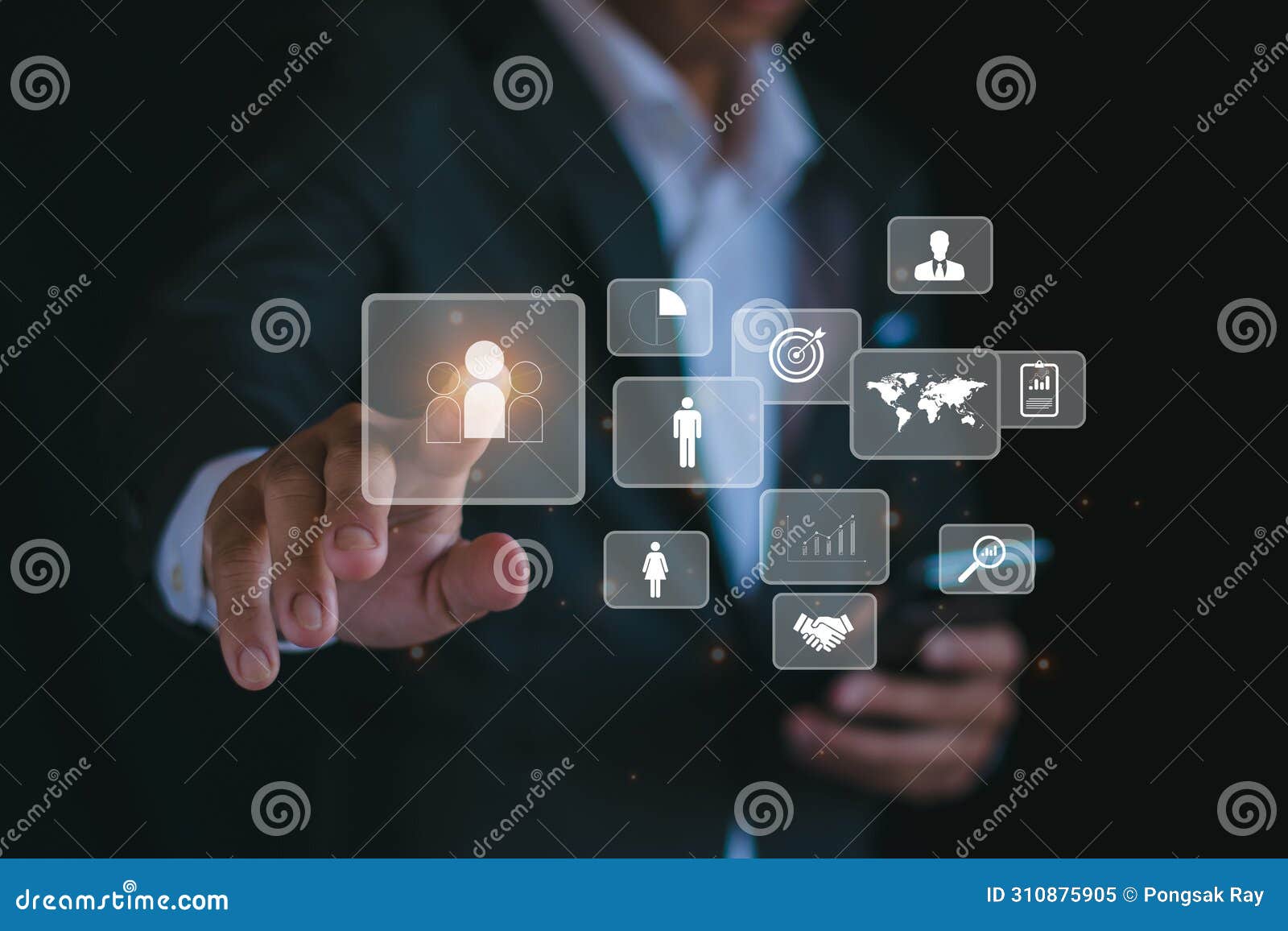 Customer Relationship Management: Businessmen Use Global Infrastructure ...