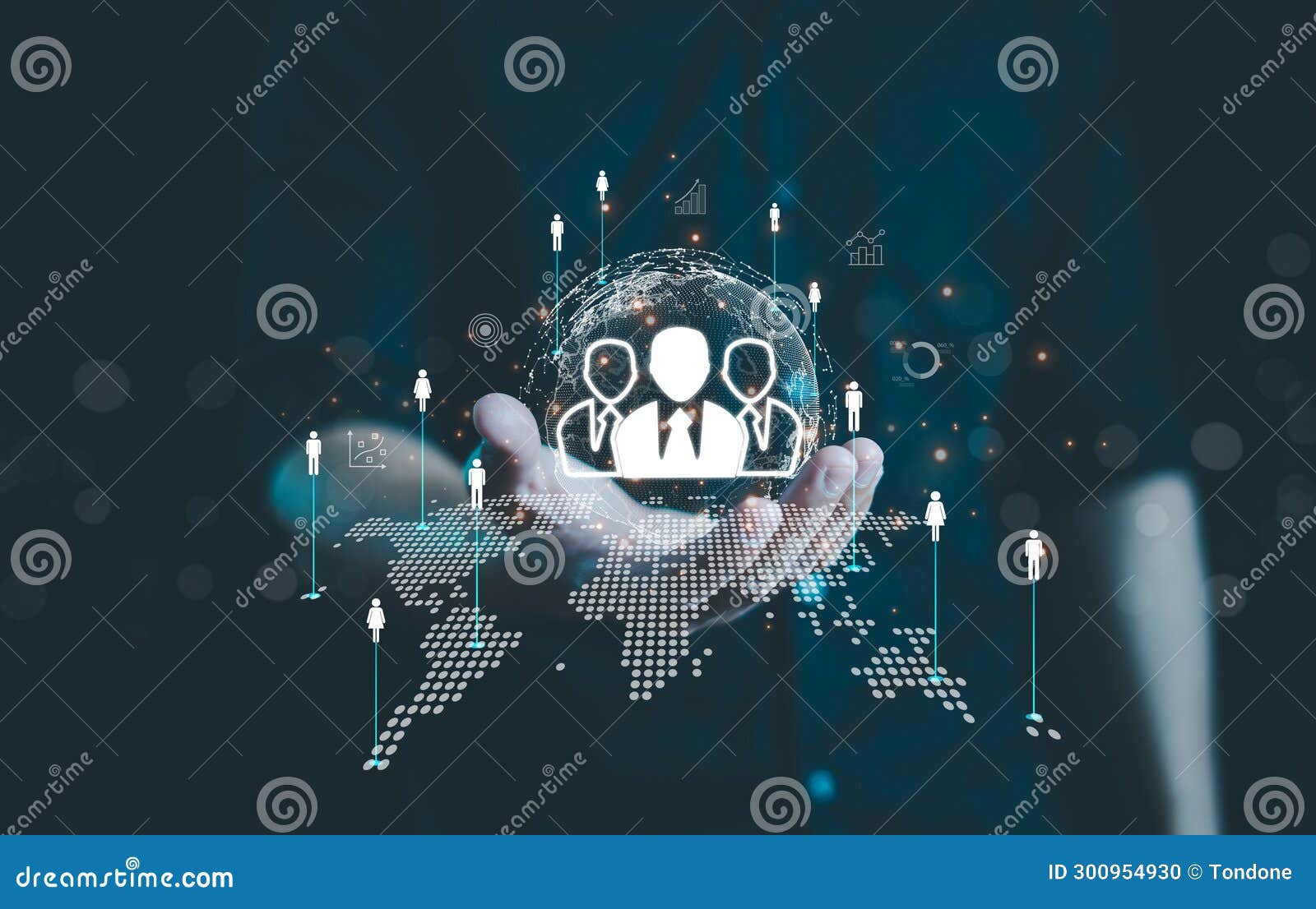 Customer Relationship Management, CRM, Businessman or Client Show ...