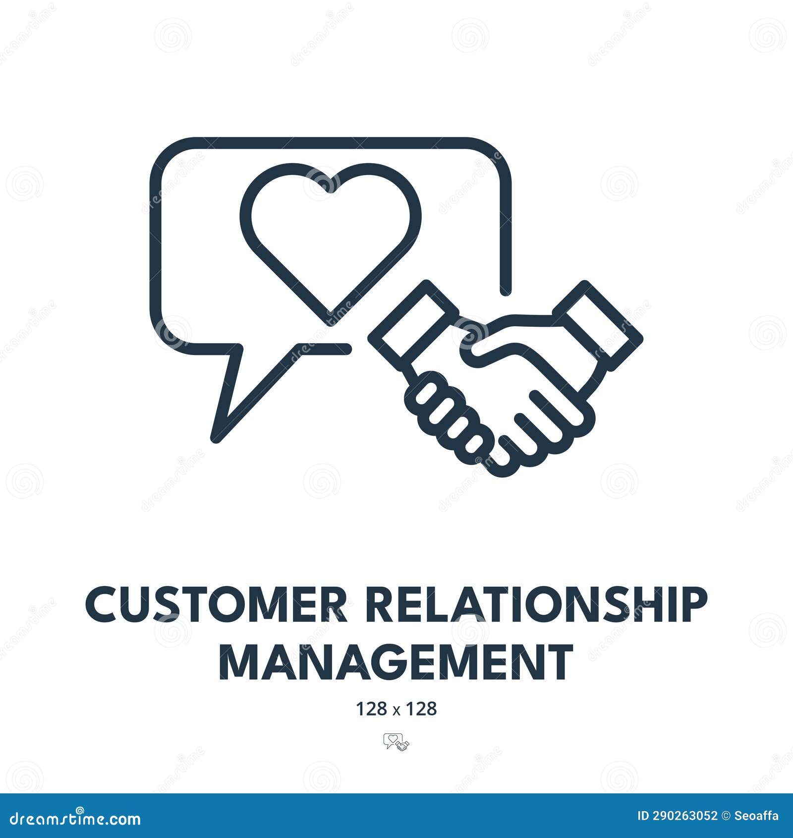 Customer Relationship Management Icon. CRM, Consultation, Assistance ...