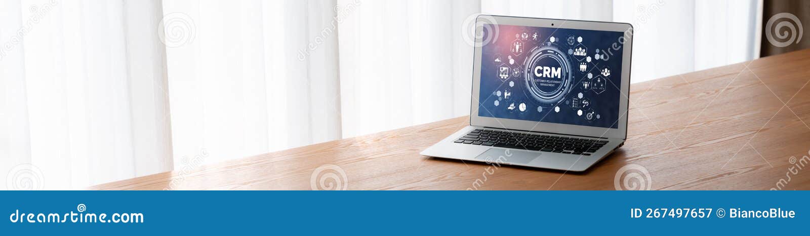 Customer Relationship Management System on Modish Computer for CRM ...