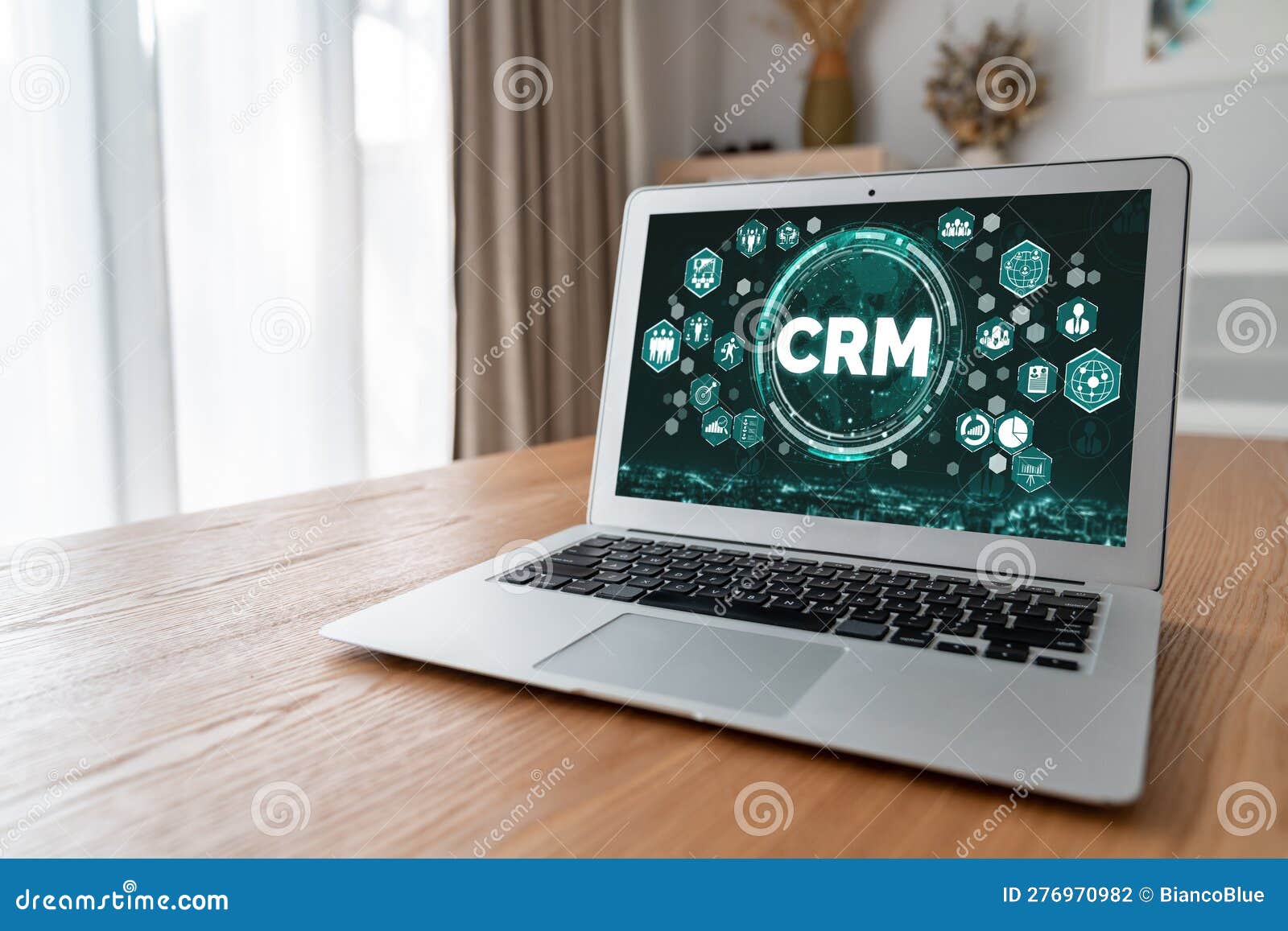 Customer Relationship Management System on Modish Computer for CRM ...