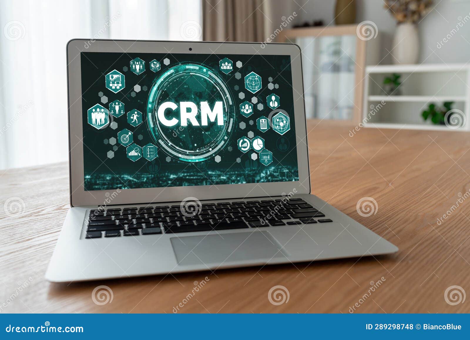 Customer Relationship Management System on Modish Computer for CRM ...