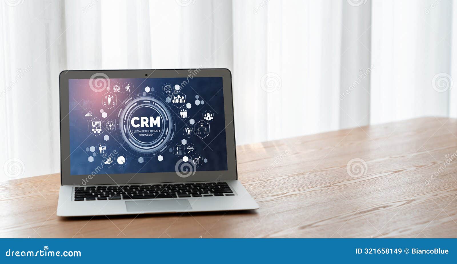 Customer Relationship Management System on Modish Computer for CRM ...