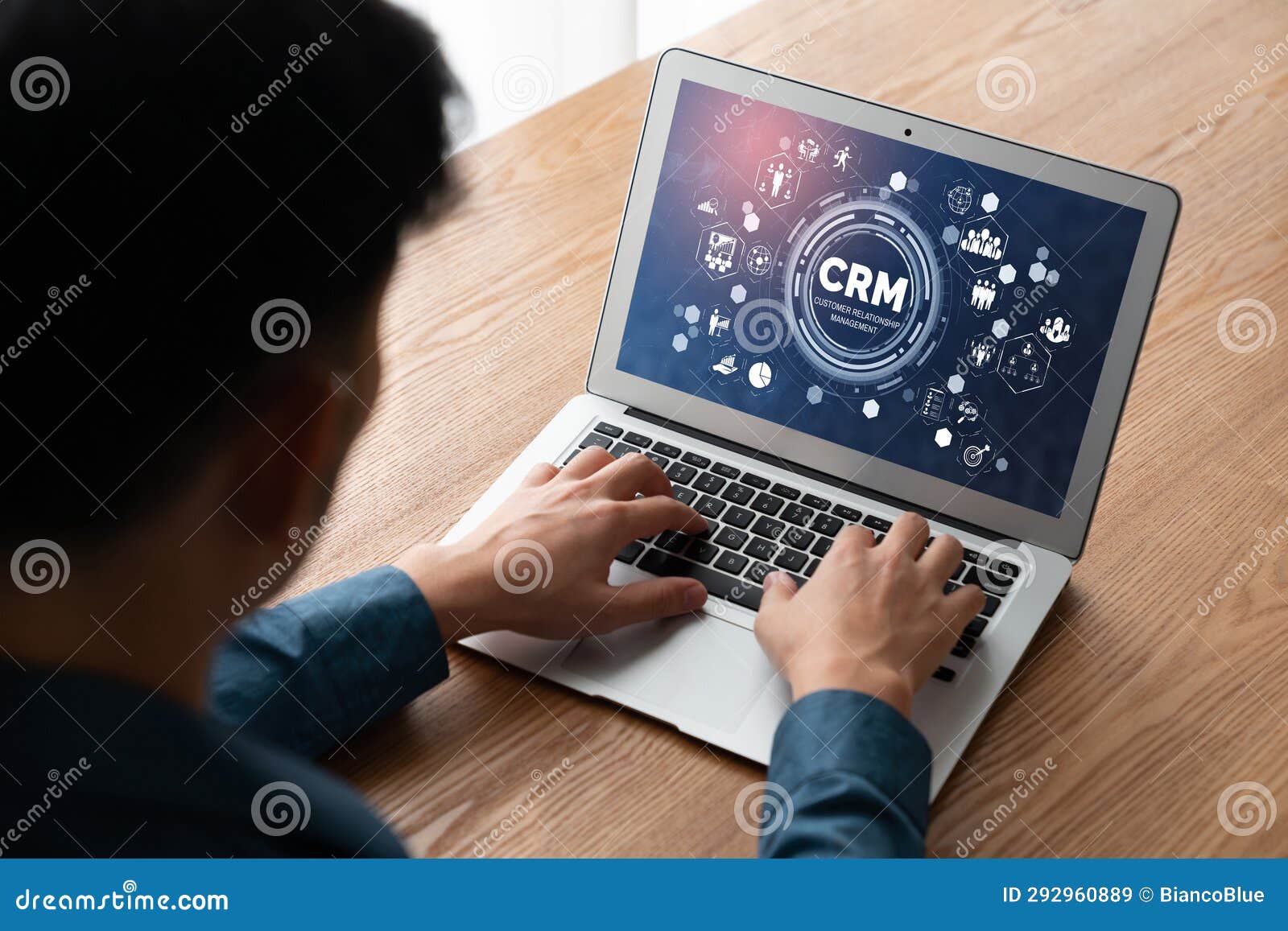 Customer Relationship Management System on Modish Computer for CRM ...