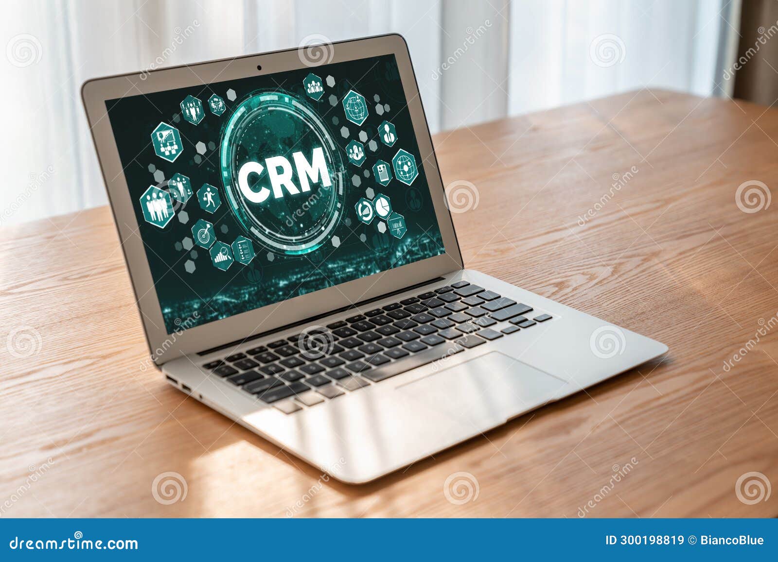 Customer Relationship Management System on Modish Computer for CRM ...