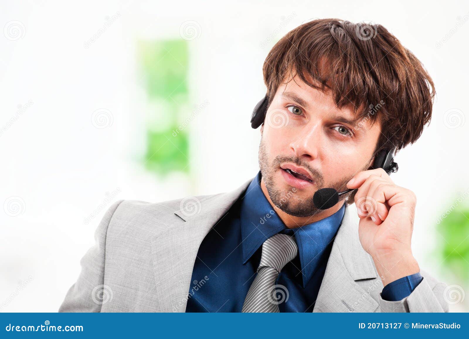 Customer representative stock image. Image of people - 20713127