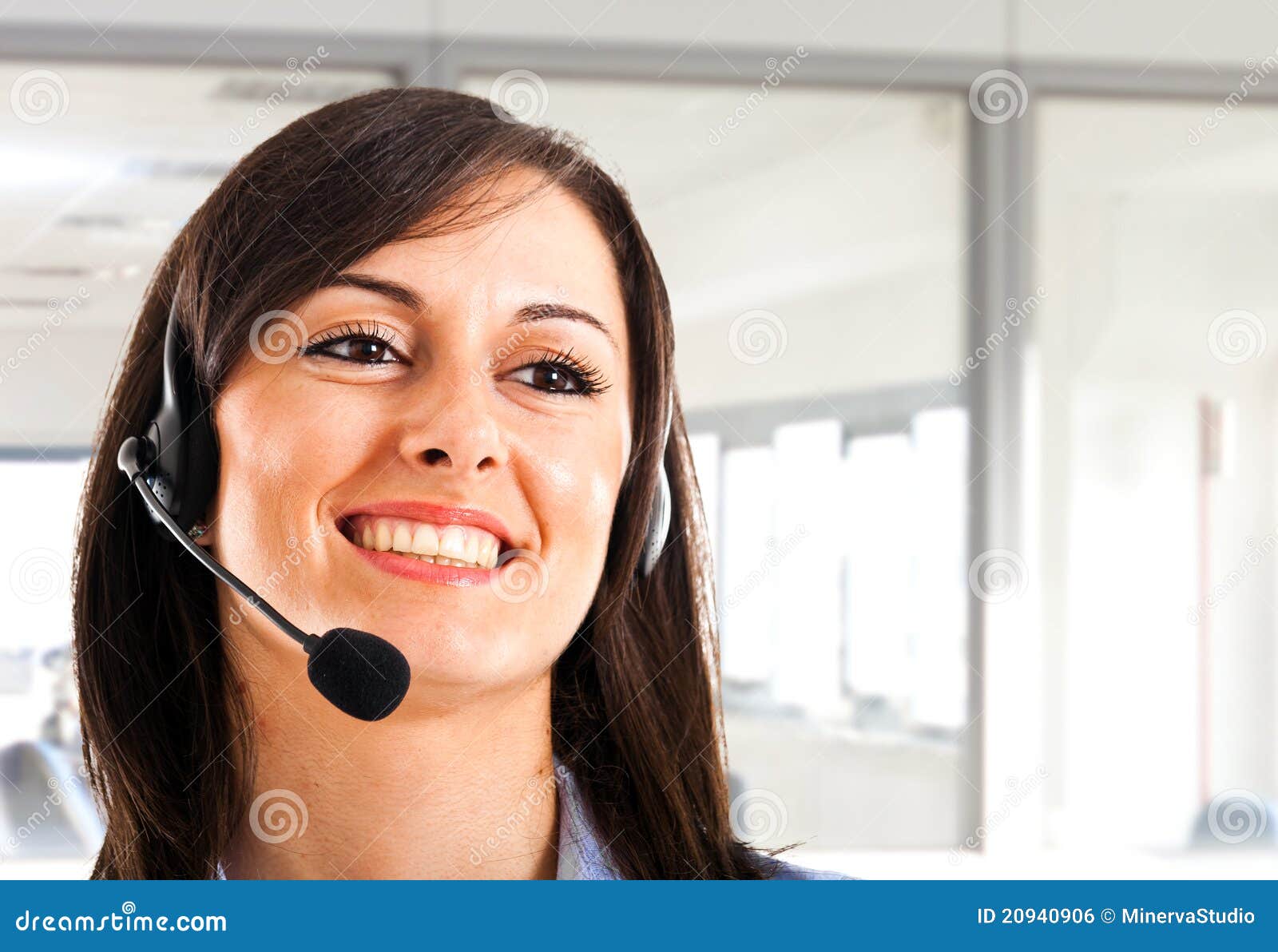 Customer representative stock photo. Image of people - 20940906