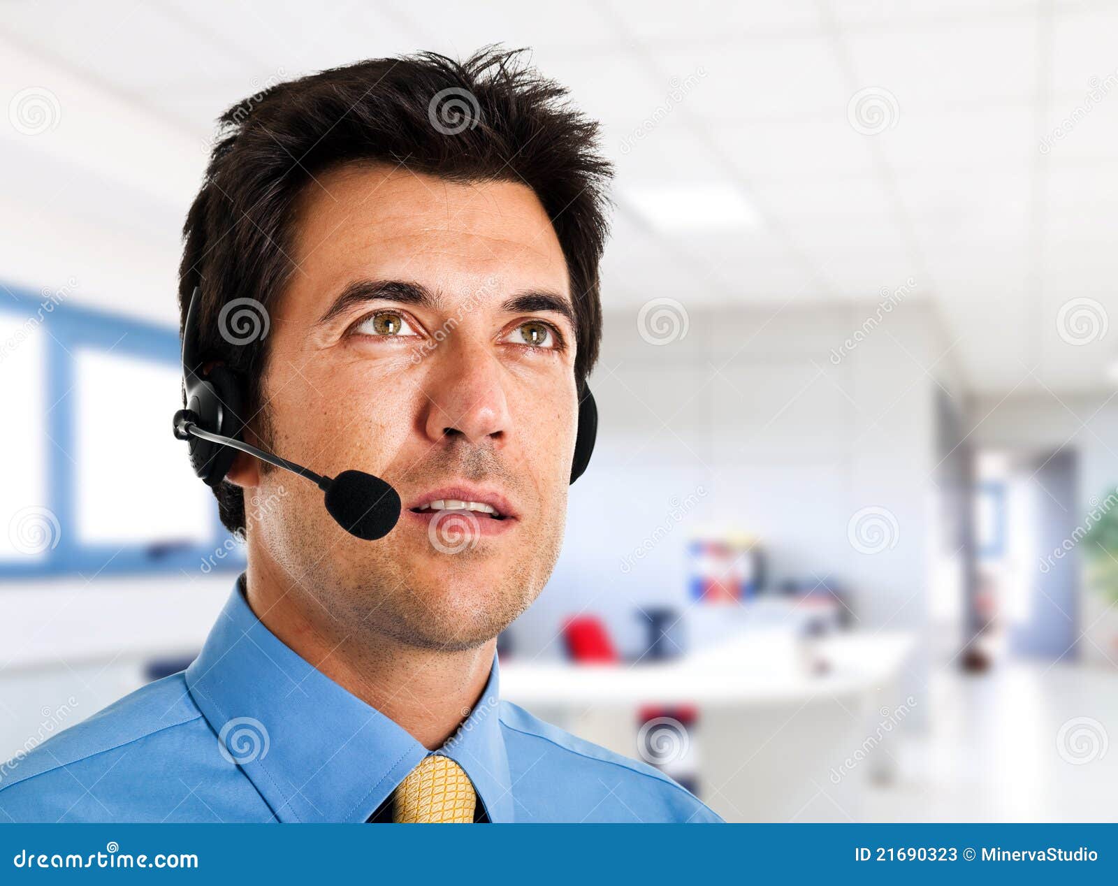 Customer representative stock image. Image of office - 21690323