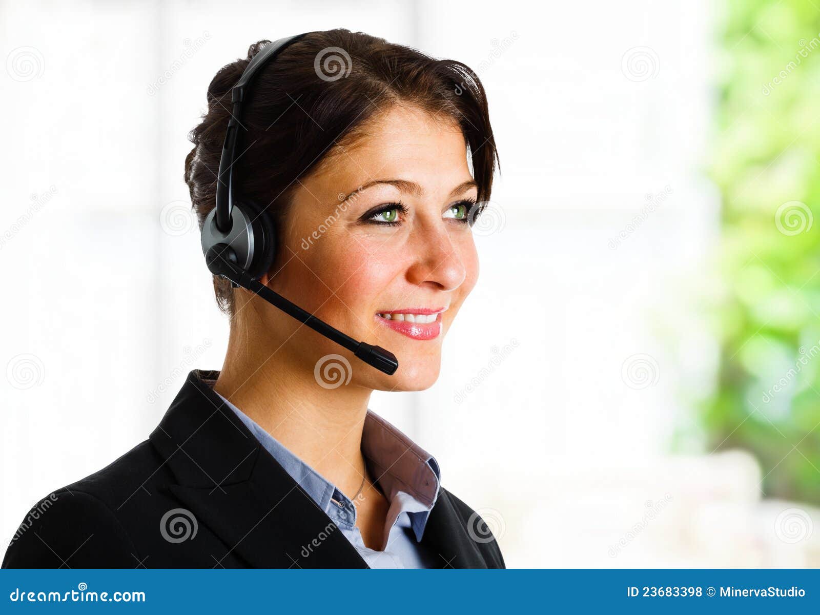 Customer representative stock photo. Image of service - 23683398
