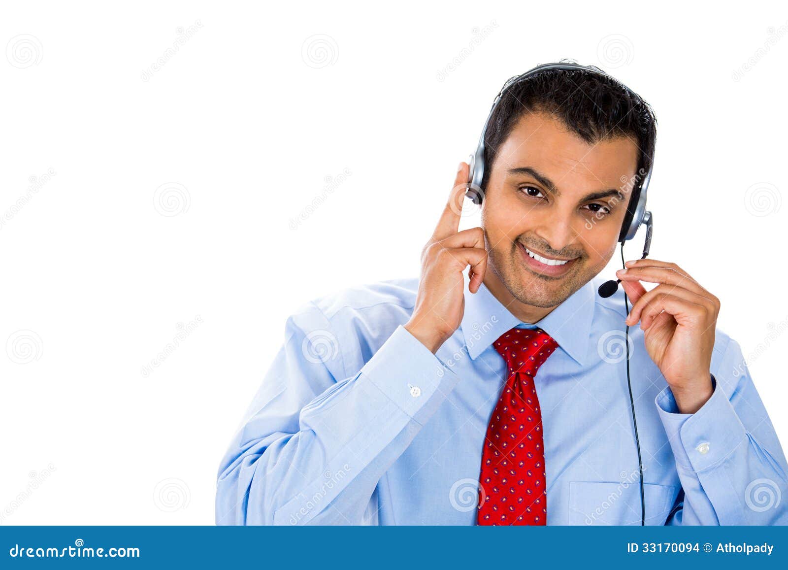 Customer Representative Listening Carefully Stock Photo - Image of ...