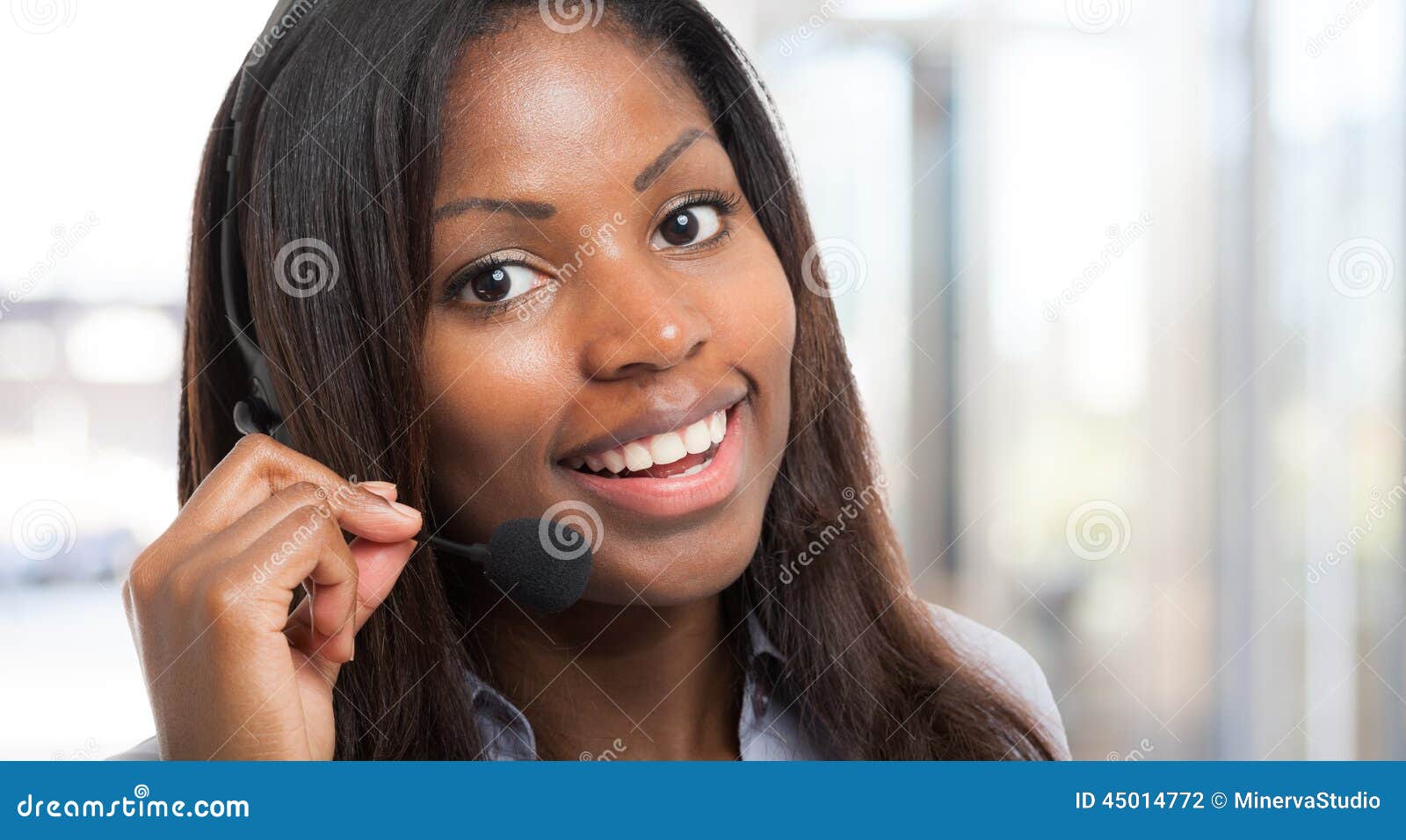 Customer representative stock photo. Image of american - 45014772