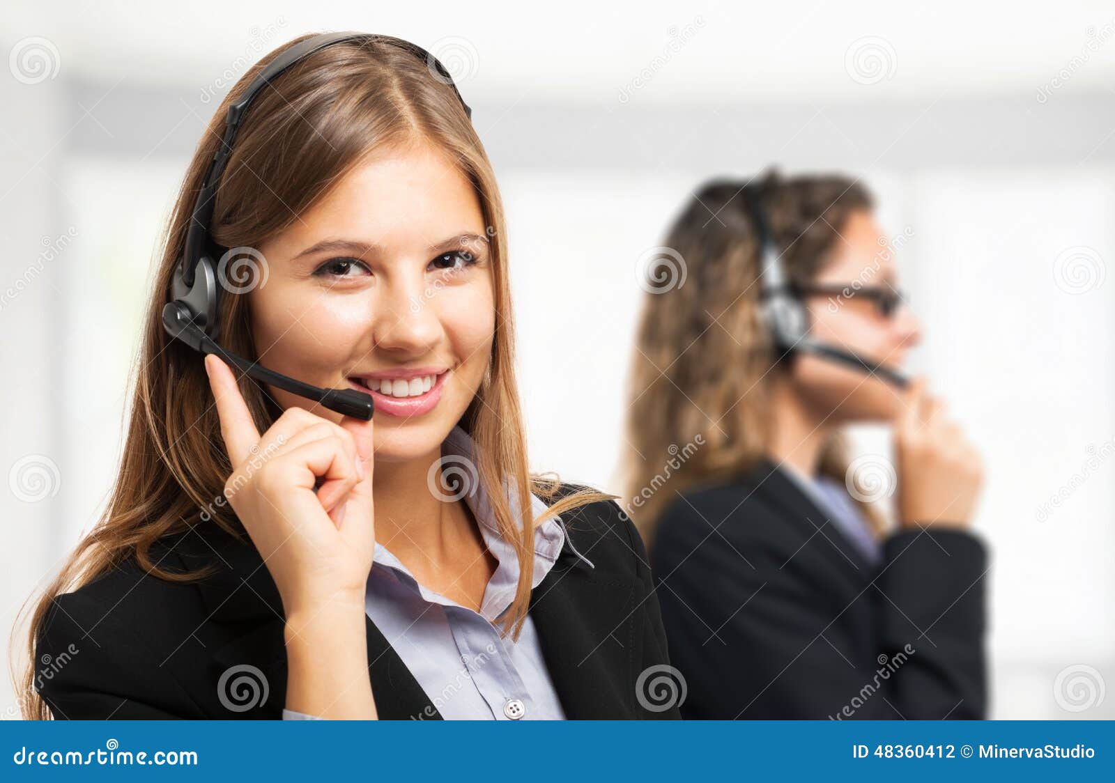Customer representative stock photo. Image of helpline - 48360412