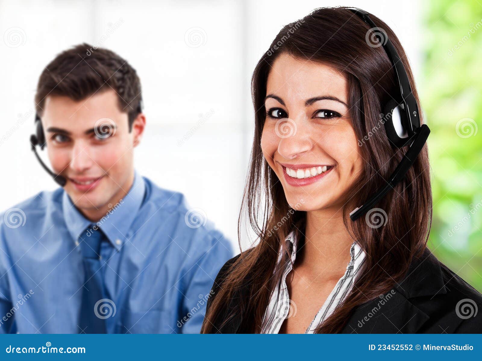 Customer representatives stock photo. Image of workers - 23452552