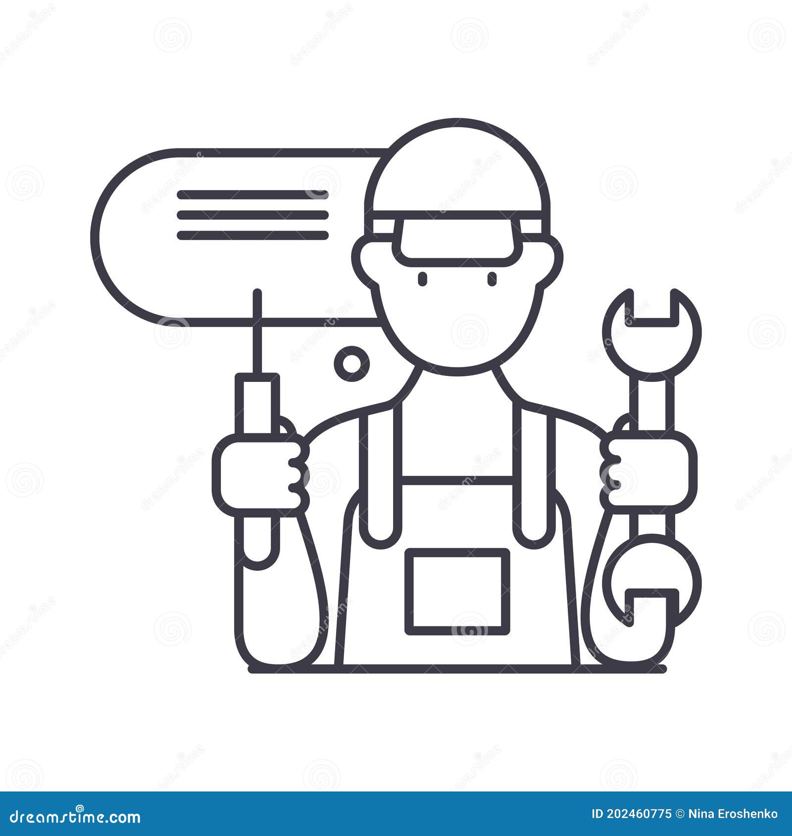 Customer Requirement Icon, Linear Isolated Illustration, Thin Line ...