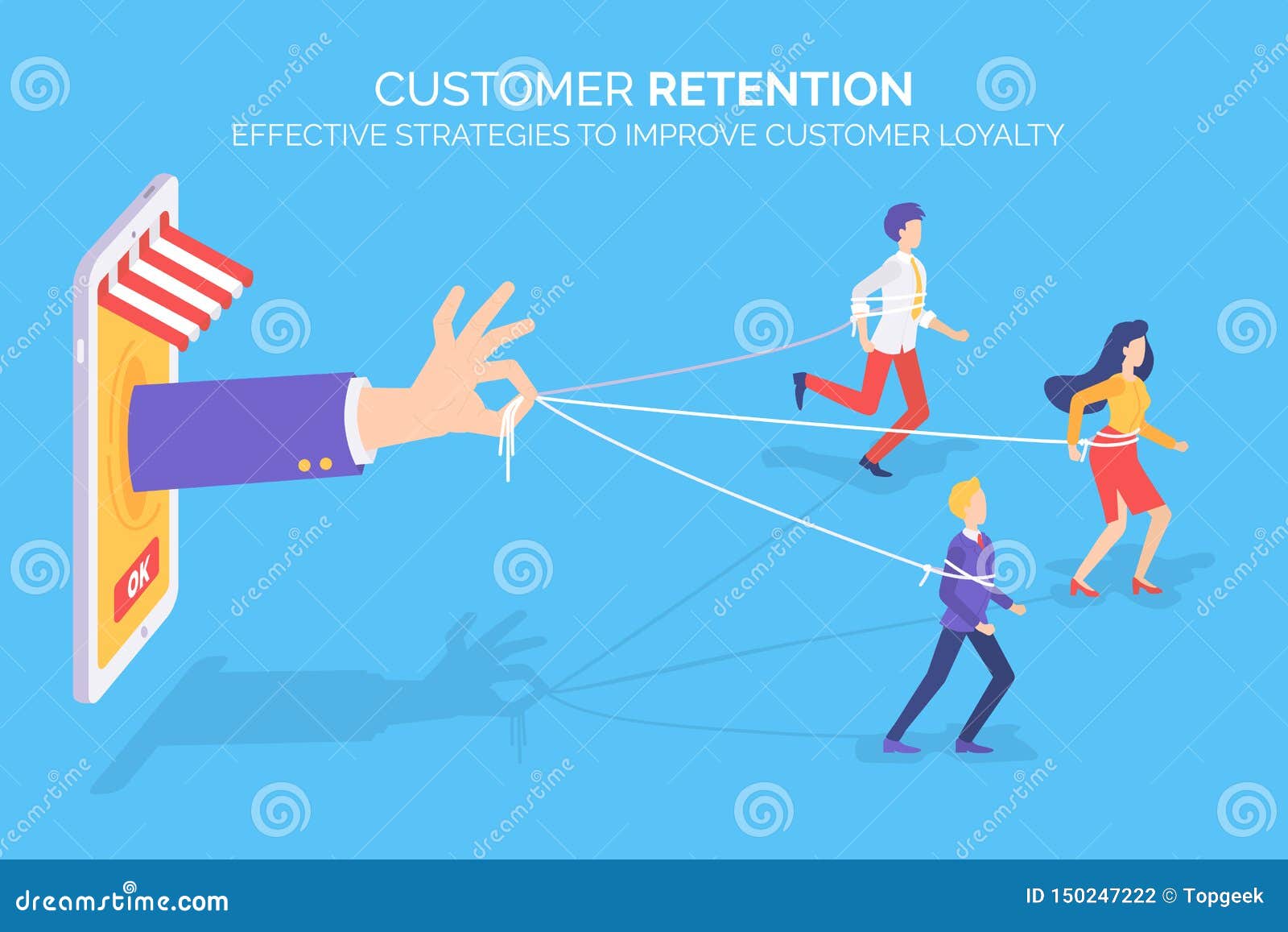Customer Retention, Improving Client Loyalty Stock Vector ... Customer Retention, Improving Client Loyalty Stock Vector ...