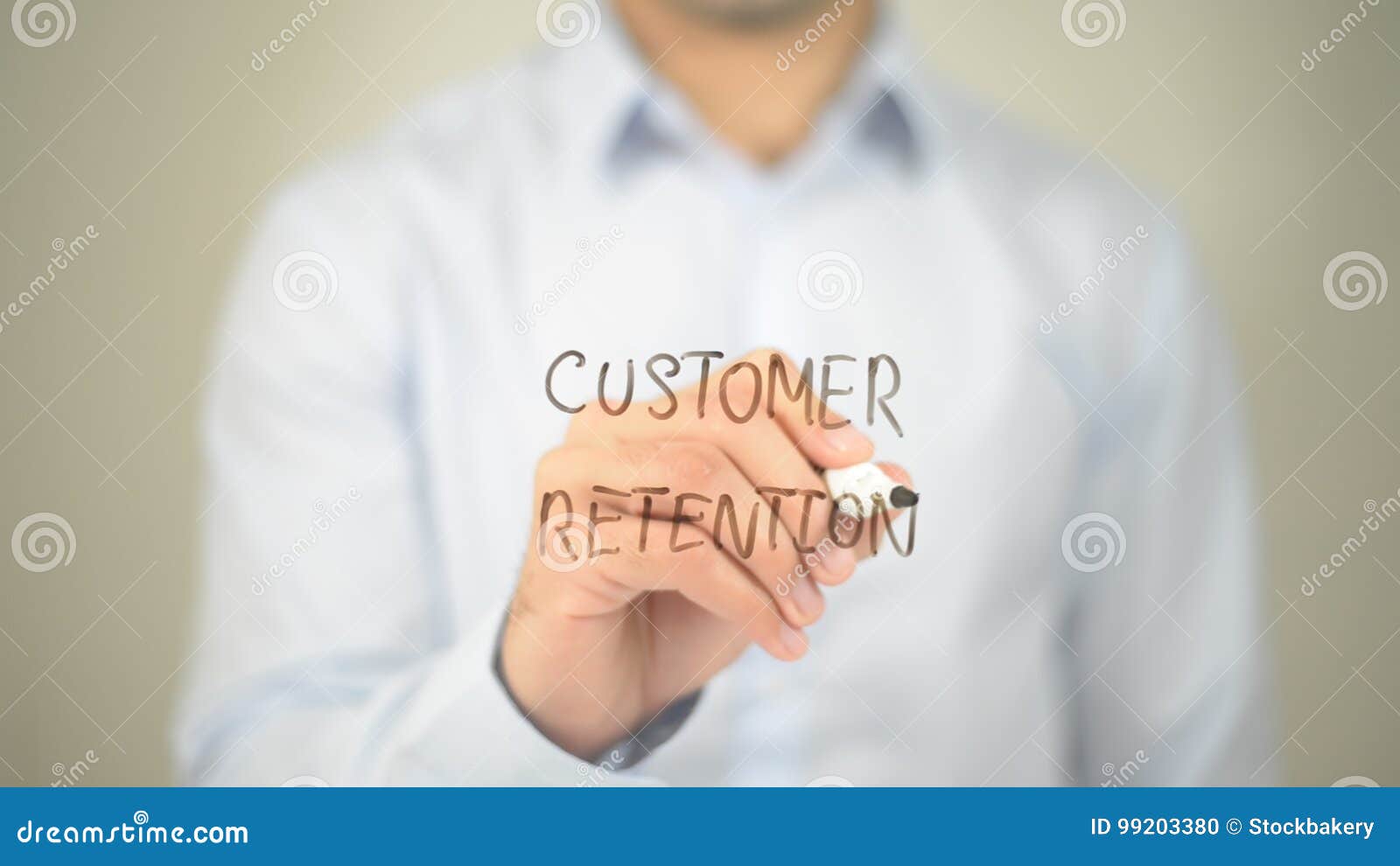 Customer Retention , Man Writing on Transparent Screen Stock Photo ... Customer Retention , Man Writing on Transparent Screen Stock Photo ...