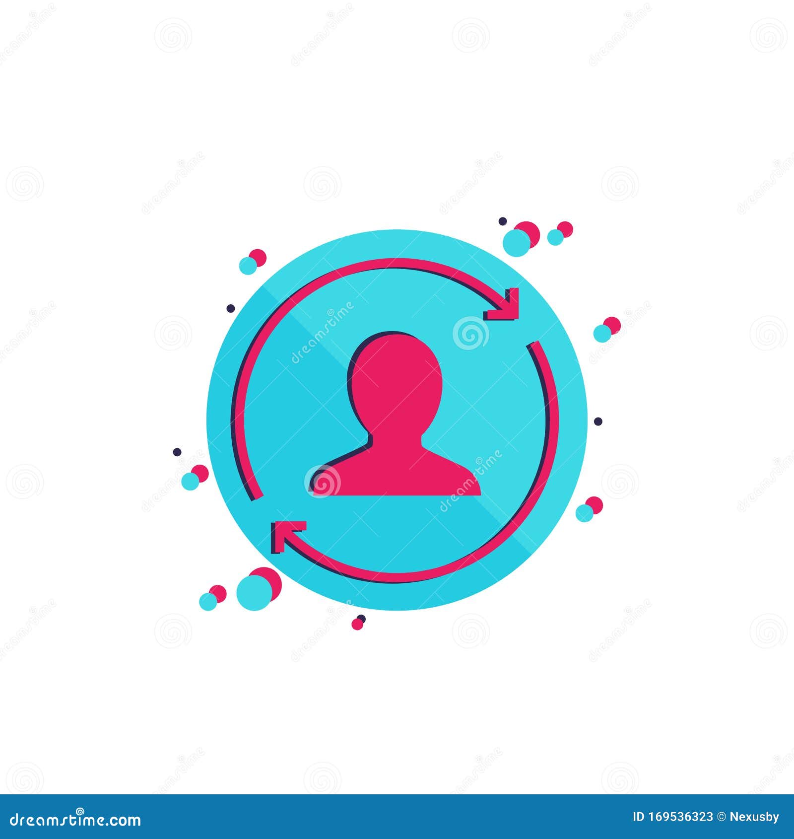 Customer Retention, Returning Clients Icon Stock Vector - Illustration ... Customer Retention, Returning Clients Icon Stock Vector - Illustration ...