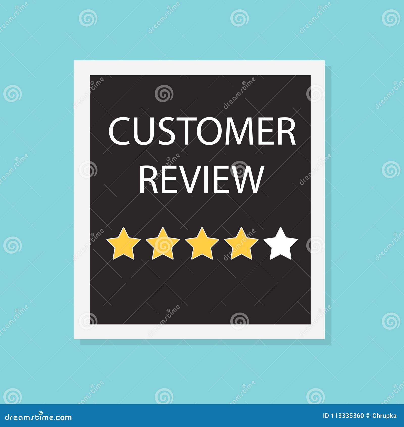 Customer review concept stock vector. Illustration of reviewing - 113335360