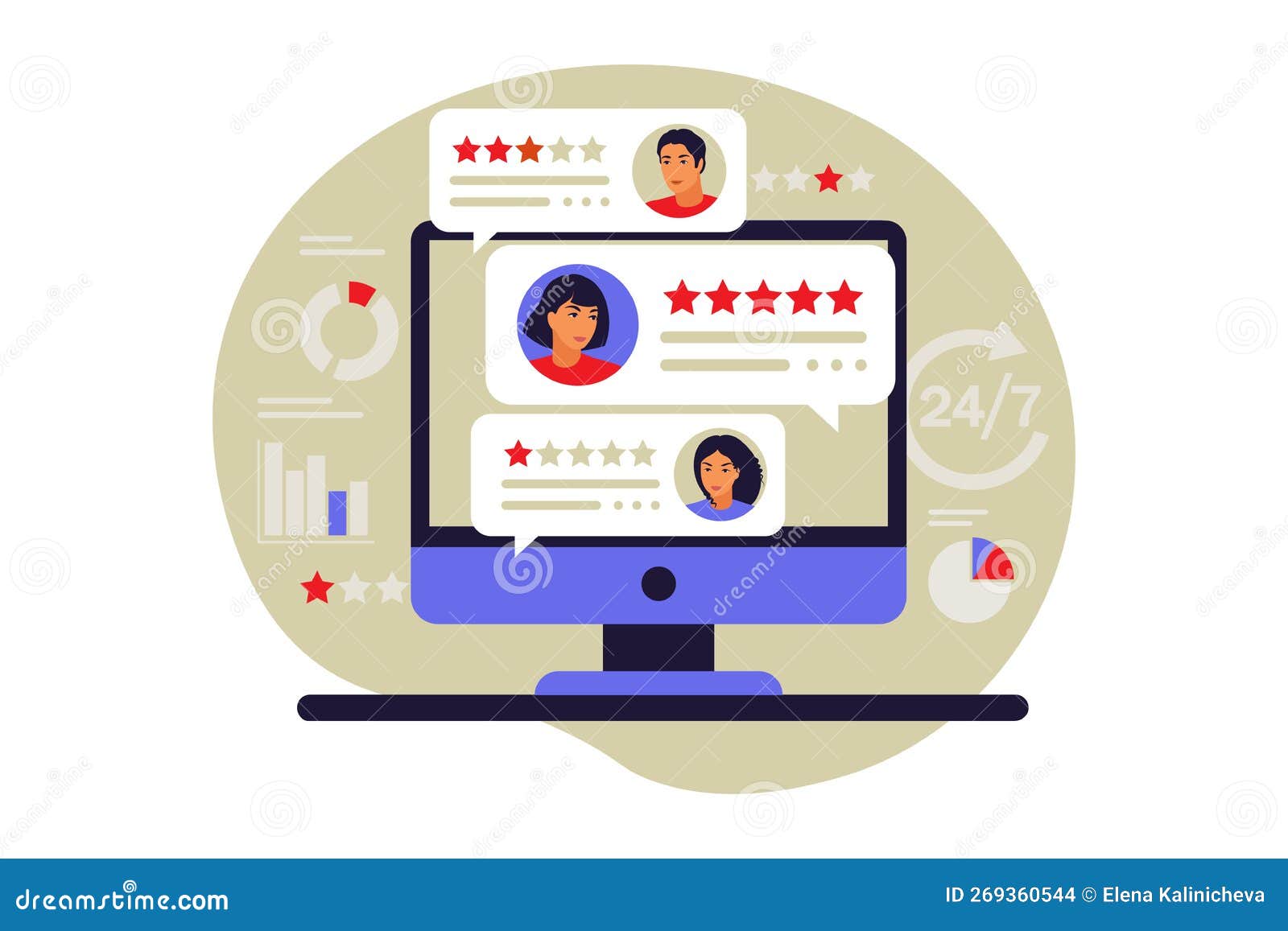 Customer Review Concept. User Feedback. Evaluation of an Employee. Star ... Customer Review Concept. User Feedback. Evaluation of an Employee. Star ...