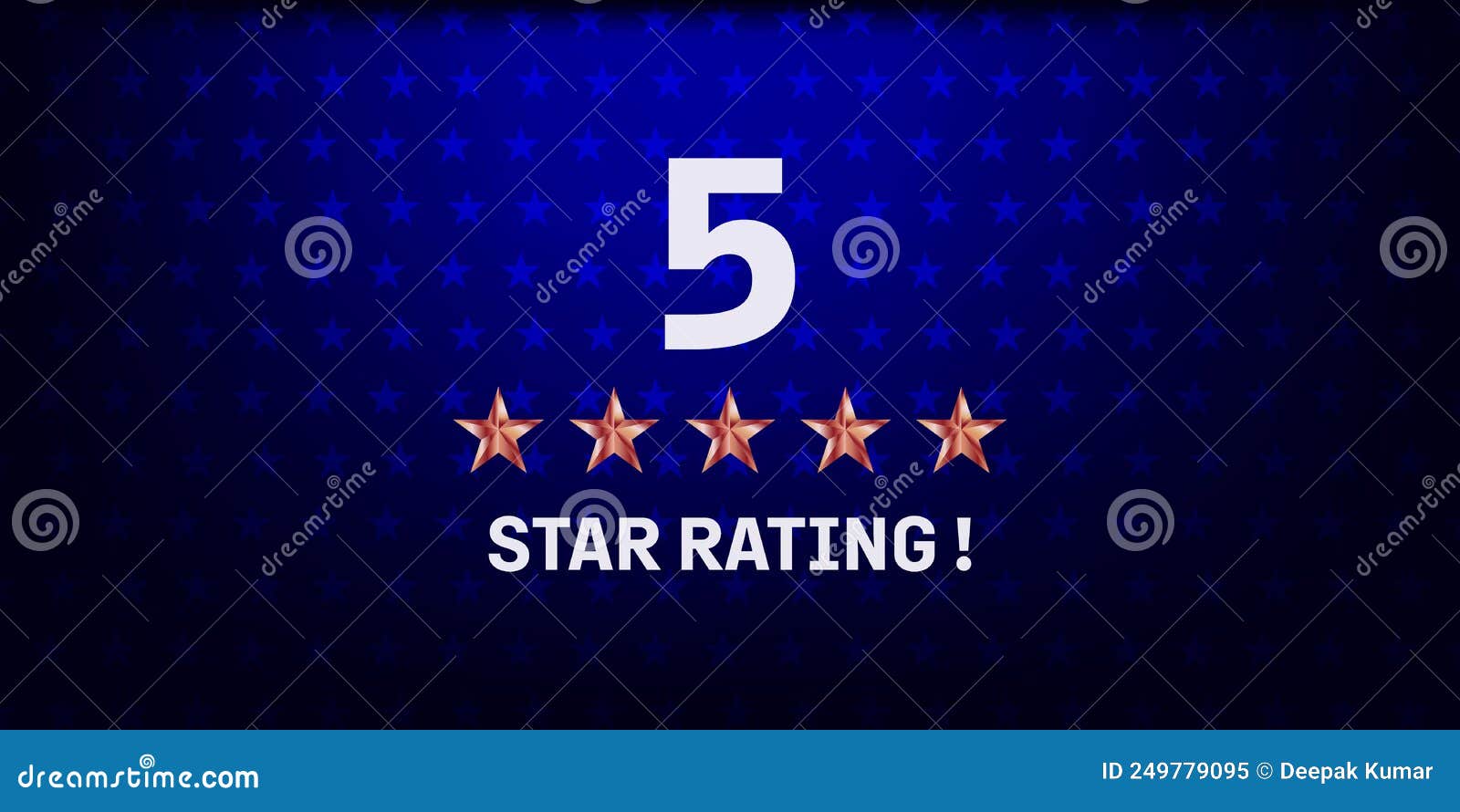 Customer Review and Five Star Rating Concept Stock Vector ...