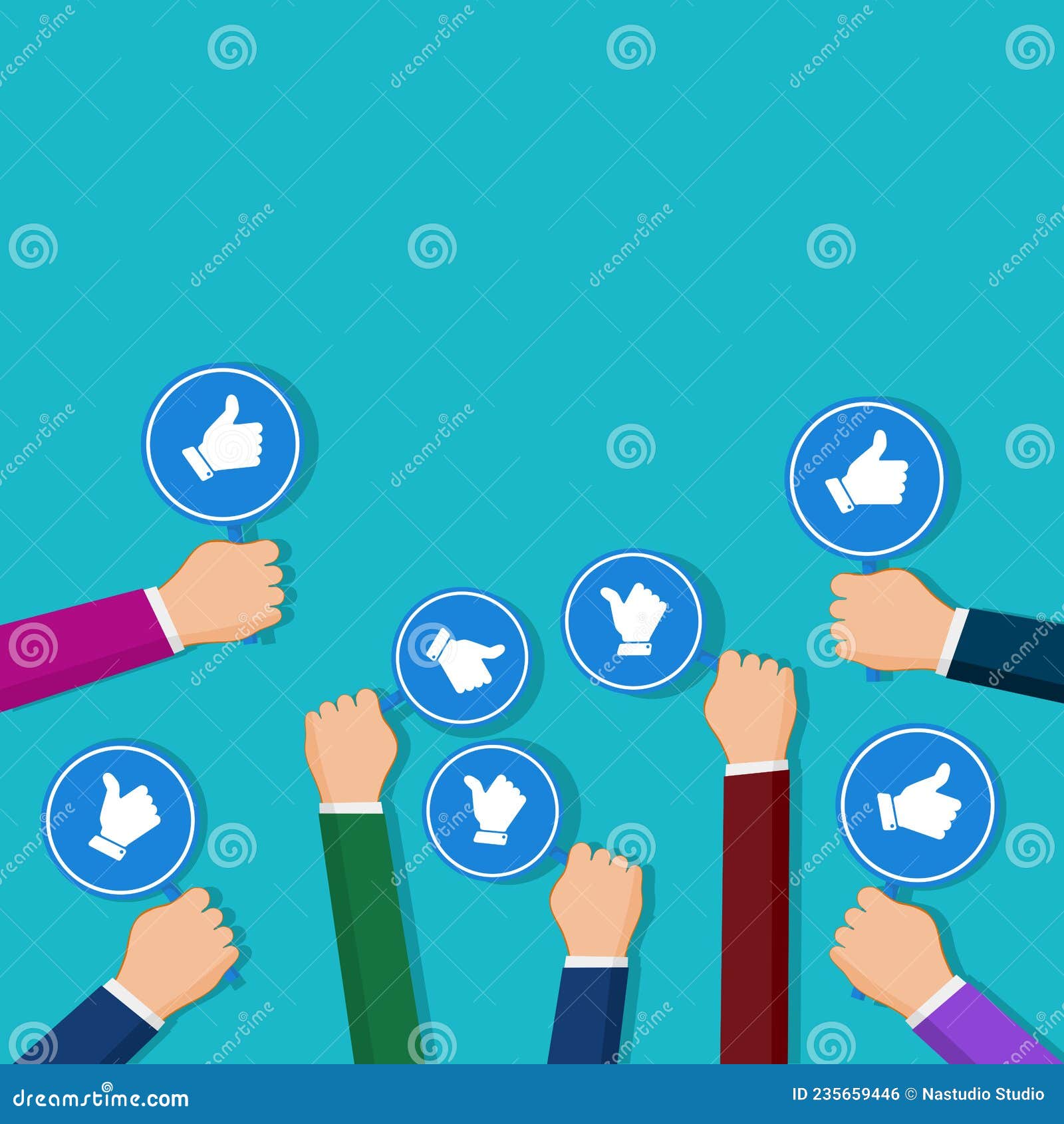 Customer Review Scores. People Support Business Satisfaction Editorial ...