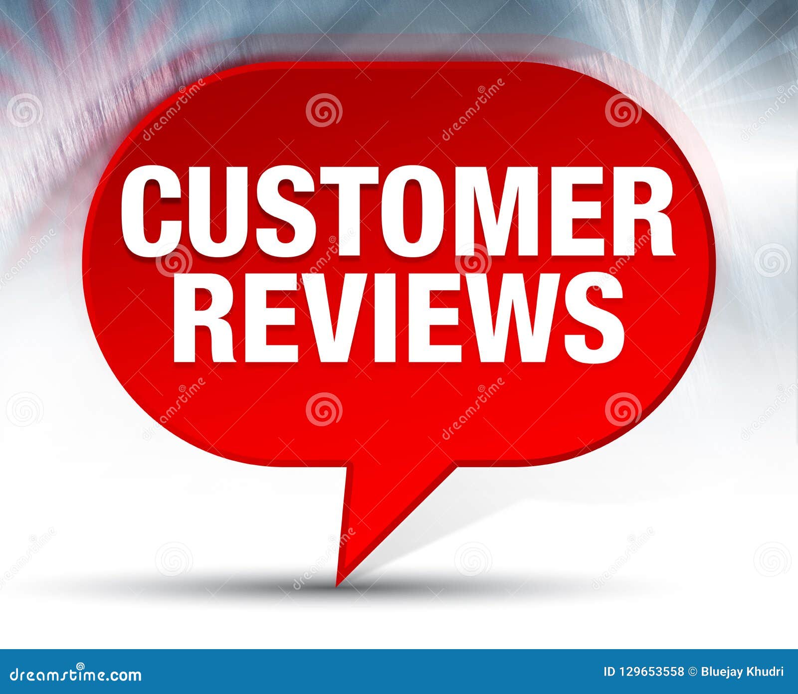 Customer Reviews Red Bubble Background Stock Illustration ...