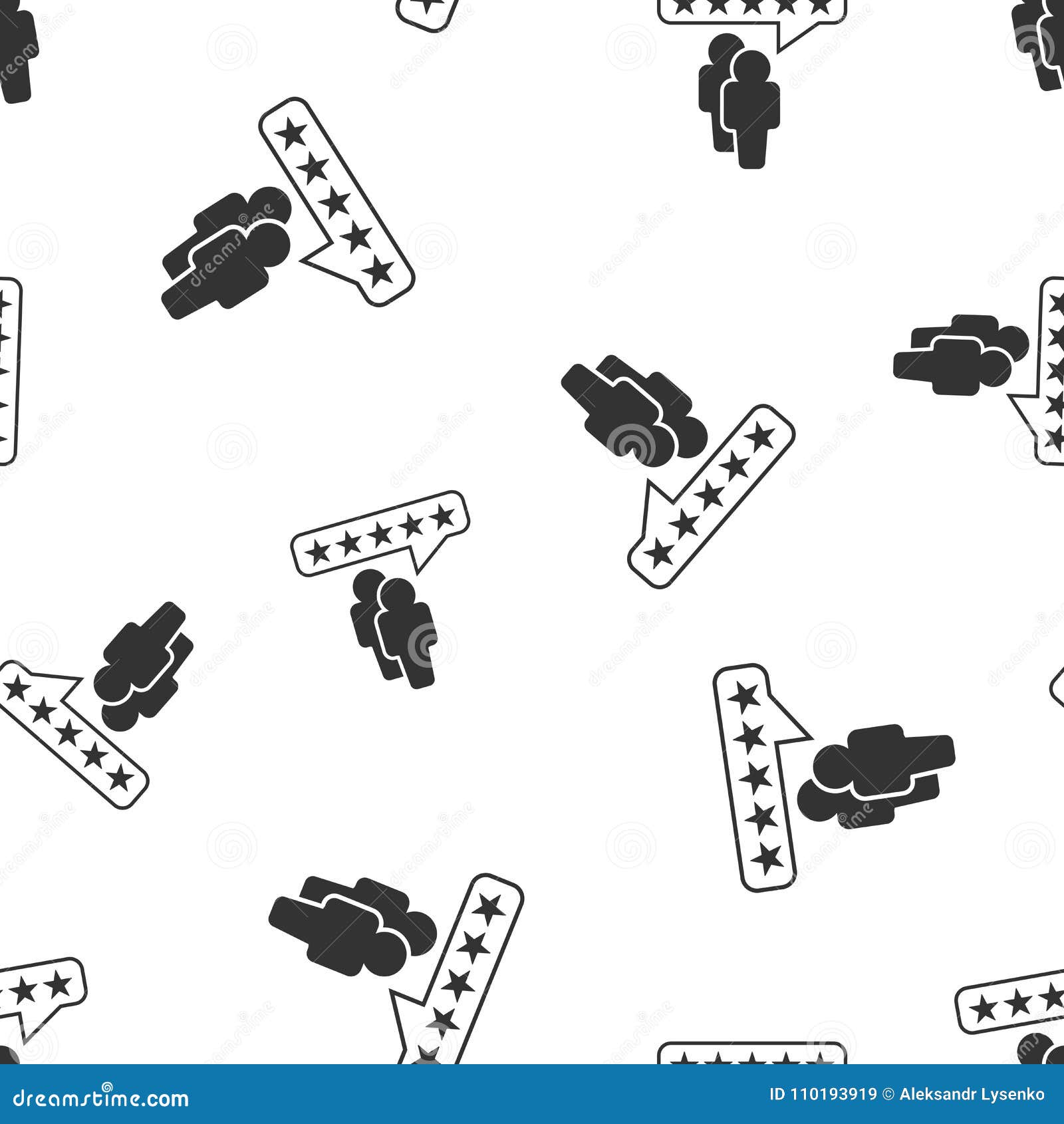 Customer Reviews, Rating, User Feedback Seamless Pattern Backgro Stock ...
