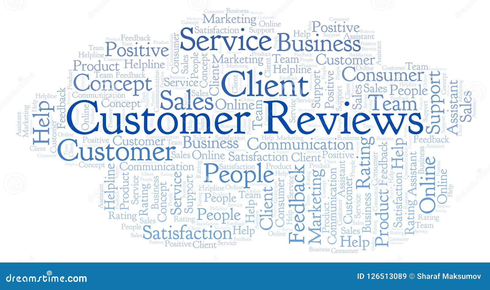 Customer Reviews Word Cloud. Stock Illustration - Illustration of ...