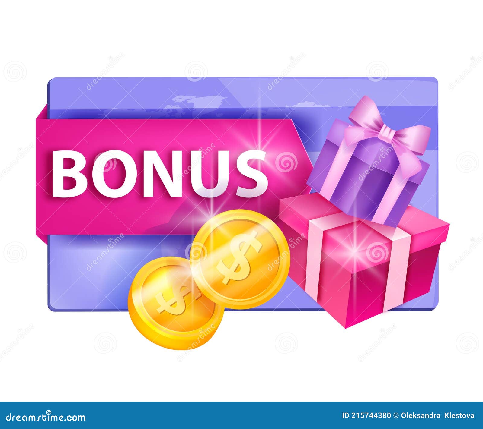 Customer Reward, Loyalty Program Vector Illustration, Gift Card Concept ...