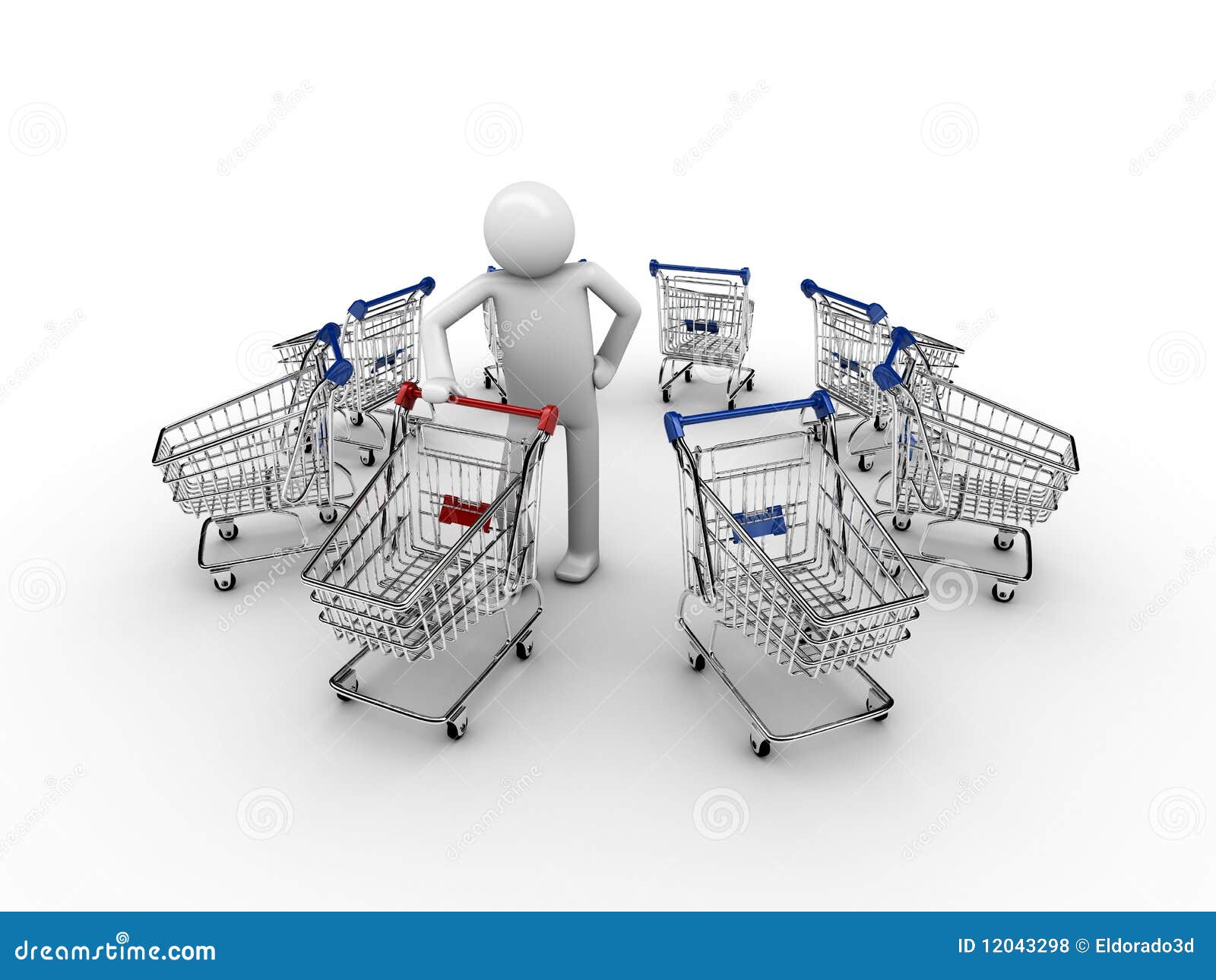 Customer s choice stock illustration. Illustration of character - 12043298