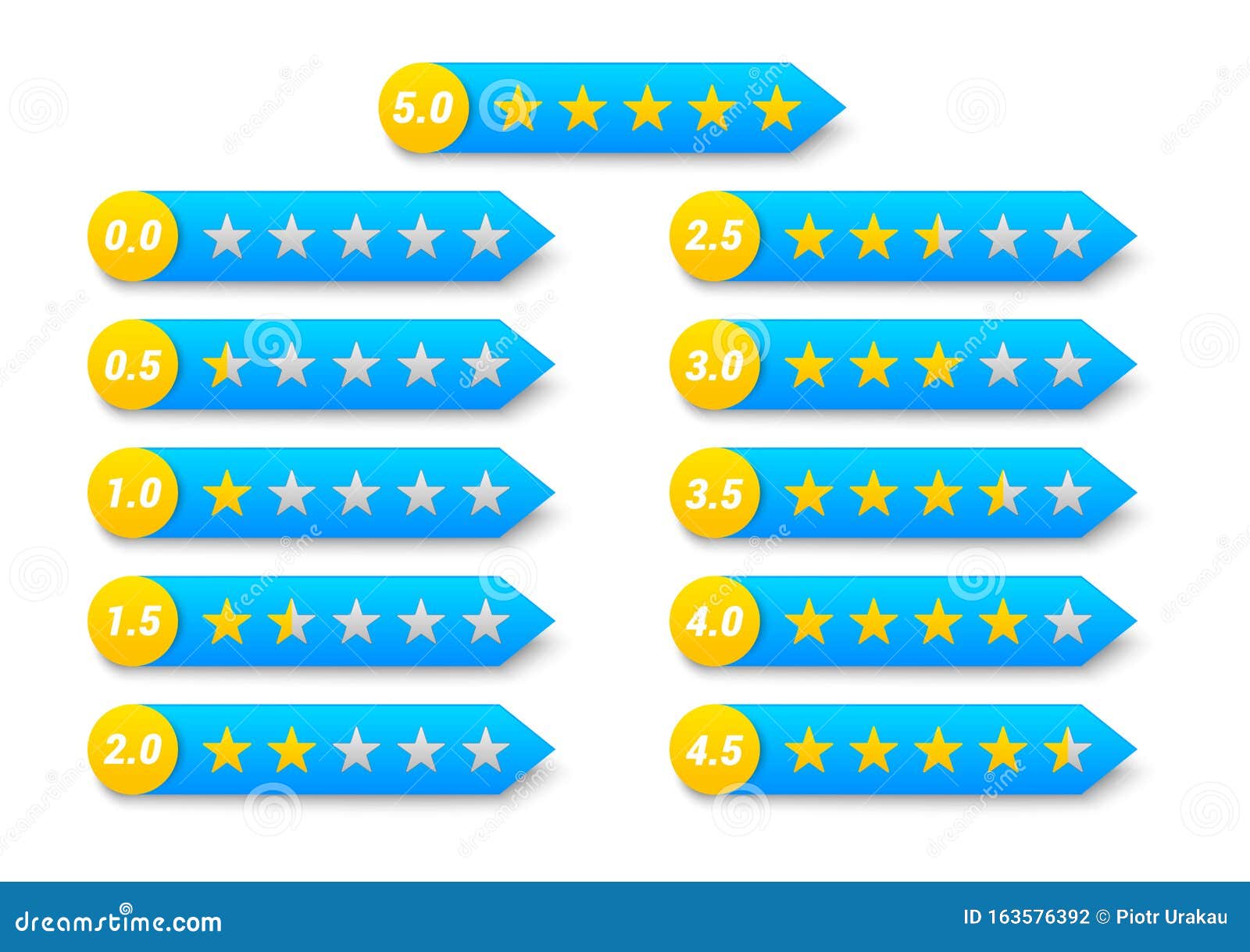 Customer Satisfaction Banners Composition Stock Vector - Illustration ...