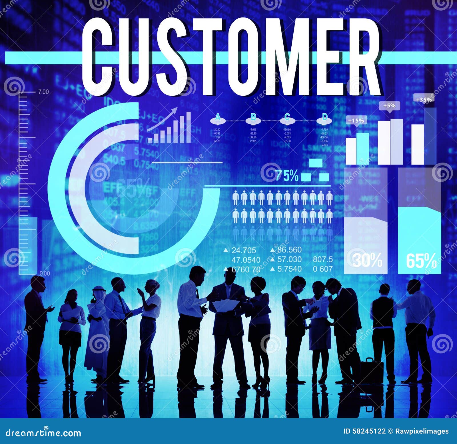 Customer Satisfaction Consumer Client Buyer Concept Stock Photo - Image ...