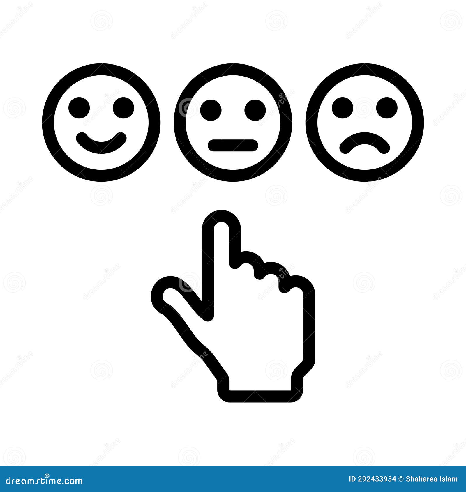 Customer Satisfaction Icon stock vector. Illustration of rating - 292433934